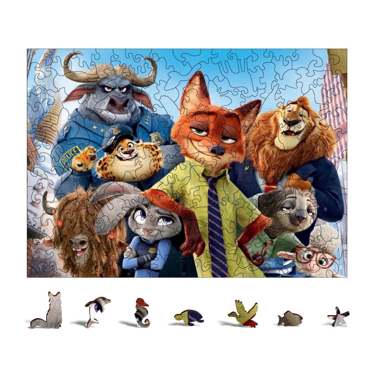 Zootopia Cartoon Jigsaw puzzle for teens and adults, for boys and girls ...