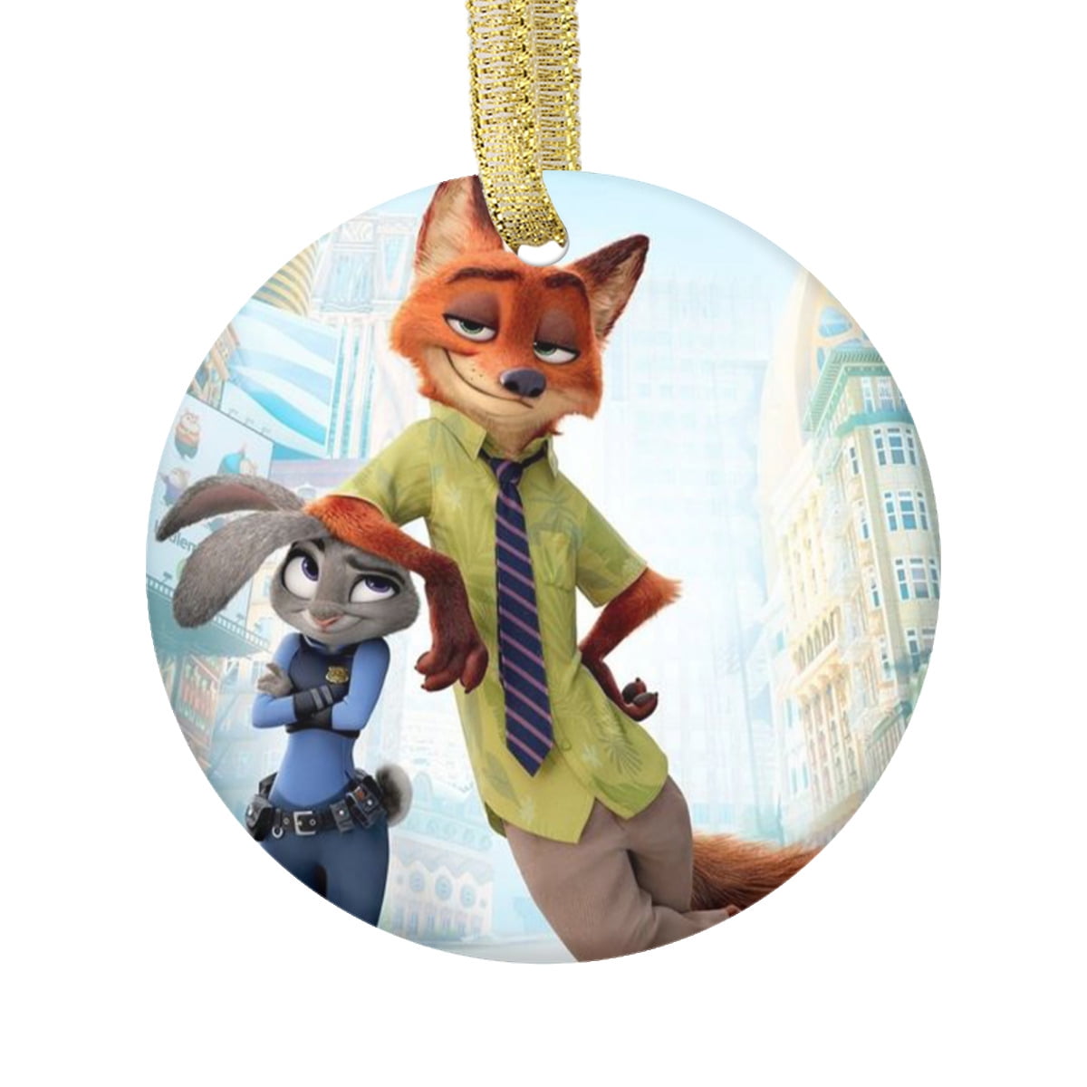 Zootopia Christmas Ornaments Gifts for Thank You Friends Colleague ...