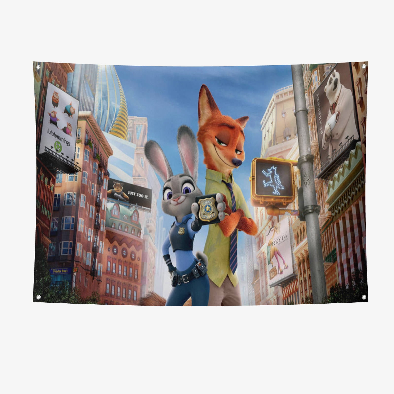 Zootopia Festival Backdrop Party Banner 7x5ft Party Supplies Large Size ...
