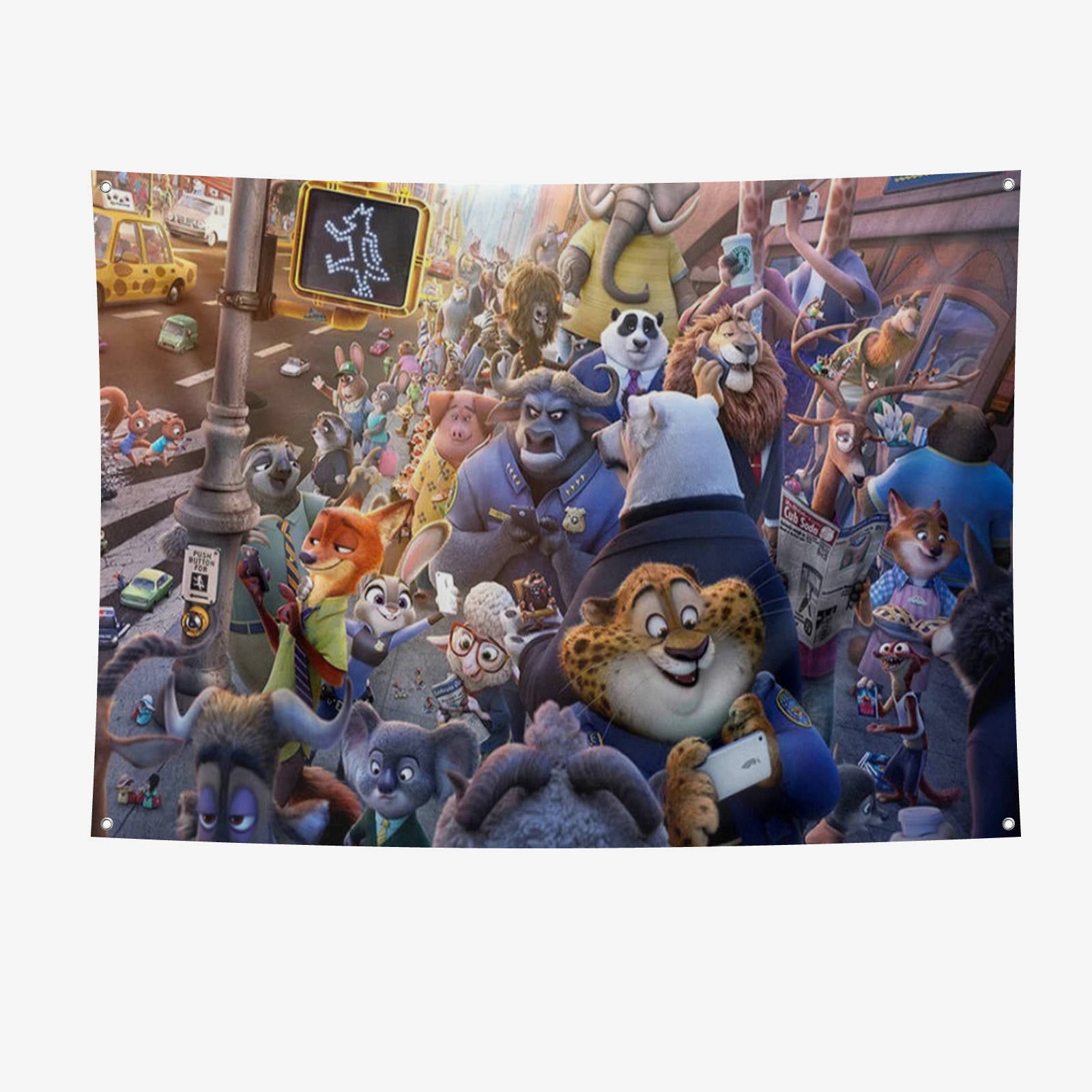 Zootopia Festival Backdrop Party Banner 7x5ft Party Supplies Large Size ...