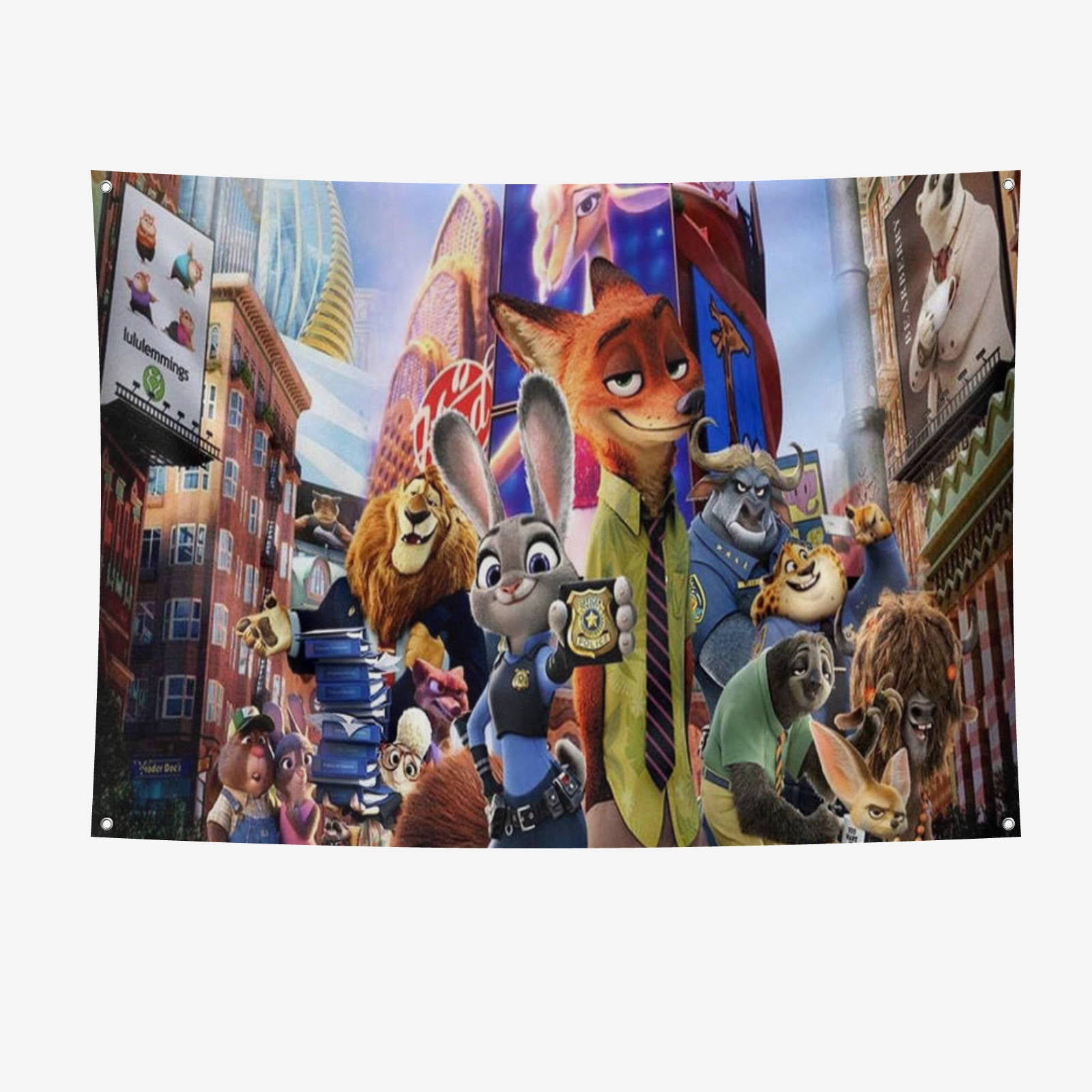 Zootopia Festival Backdrop Party Banner 7x5ft Party Supplies Large Size ...