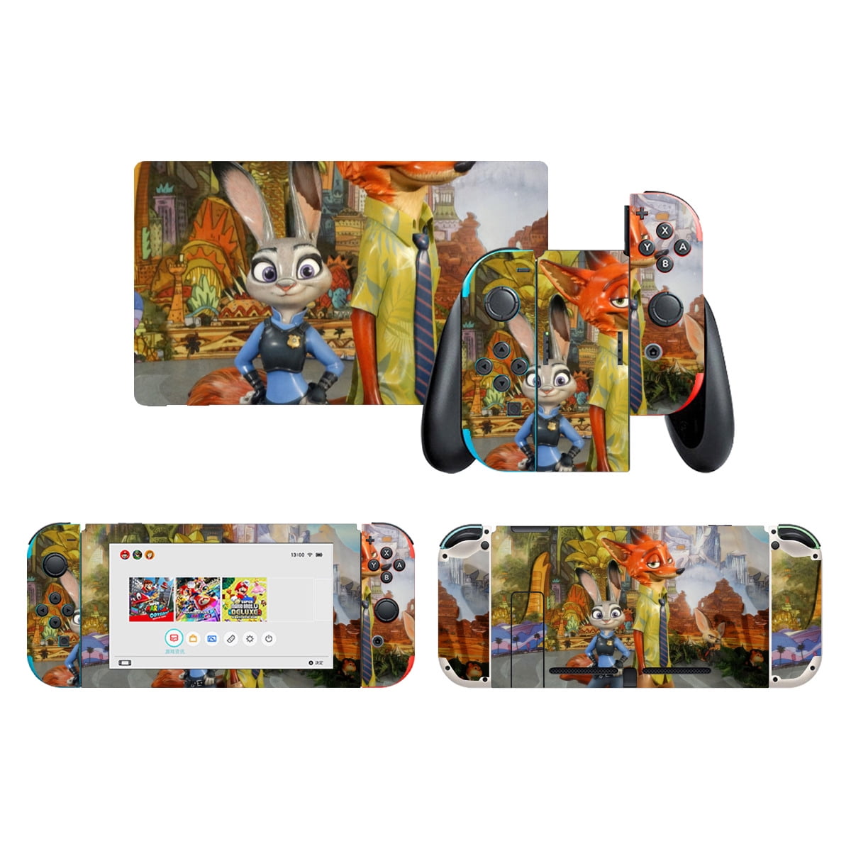 Zootopia Game Switch Skin - Anime Cartoon Game Sticker, No Bubble ...
