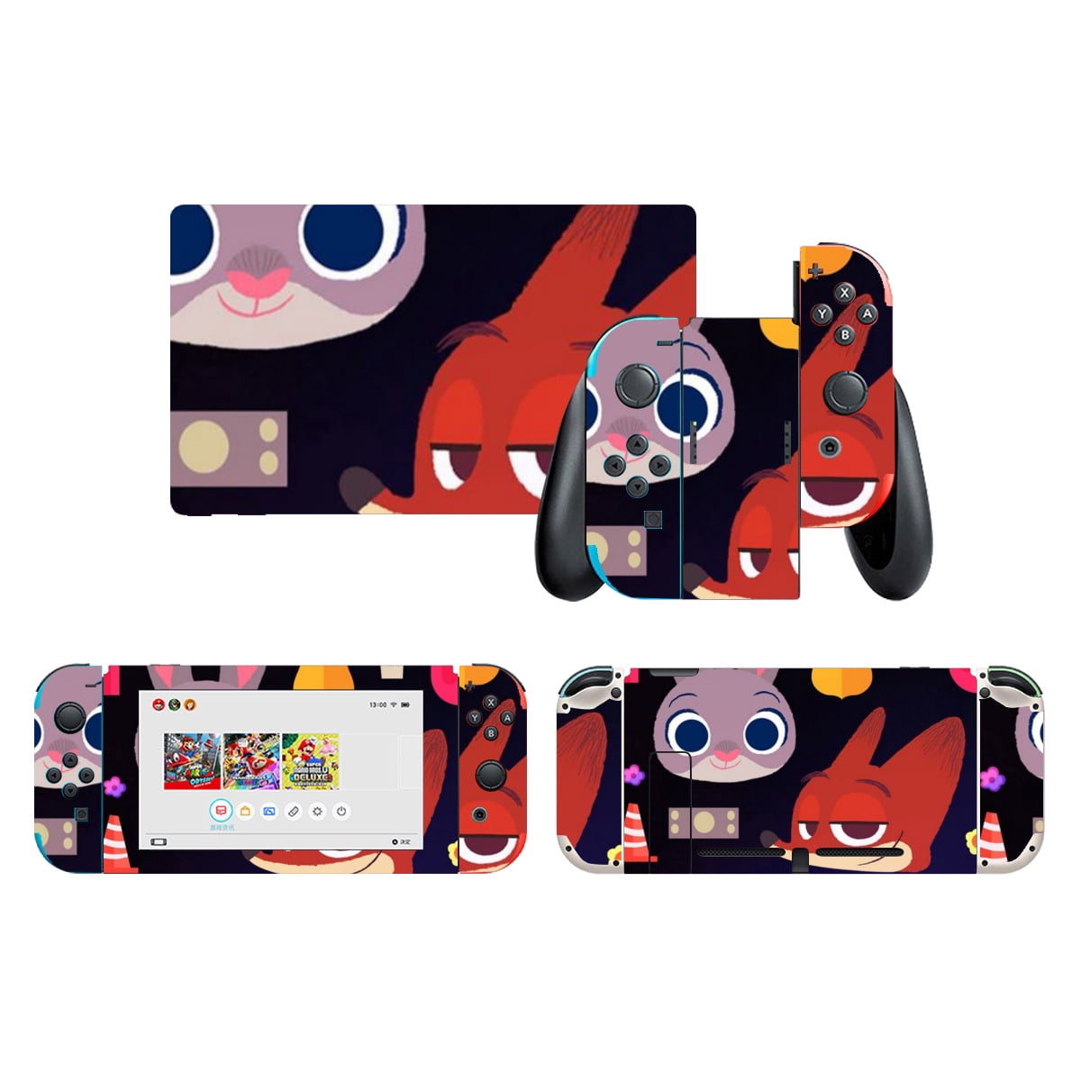 Zootopia Game Switch Skin - Anime Cartoon Game Sticker, No Bubble ...