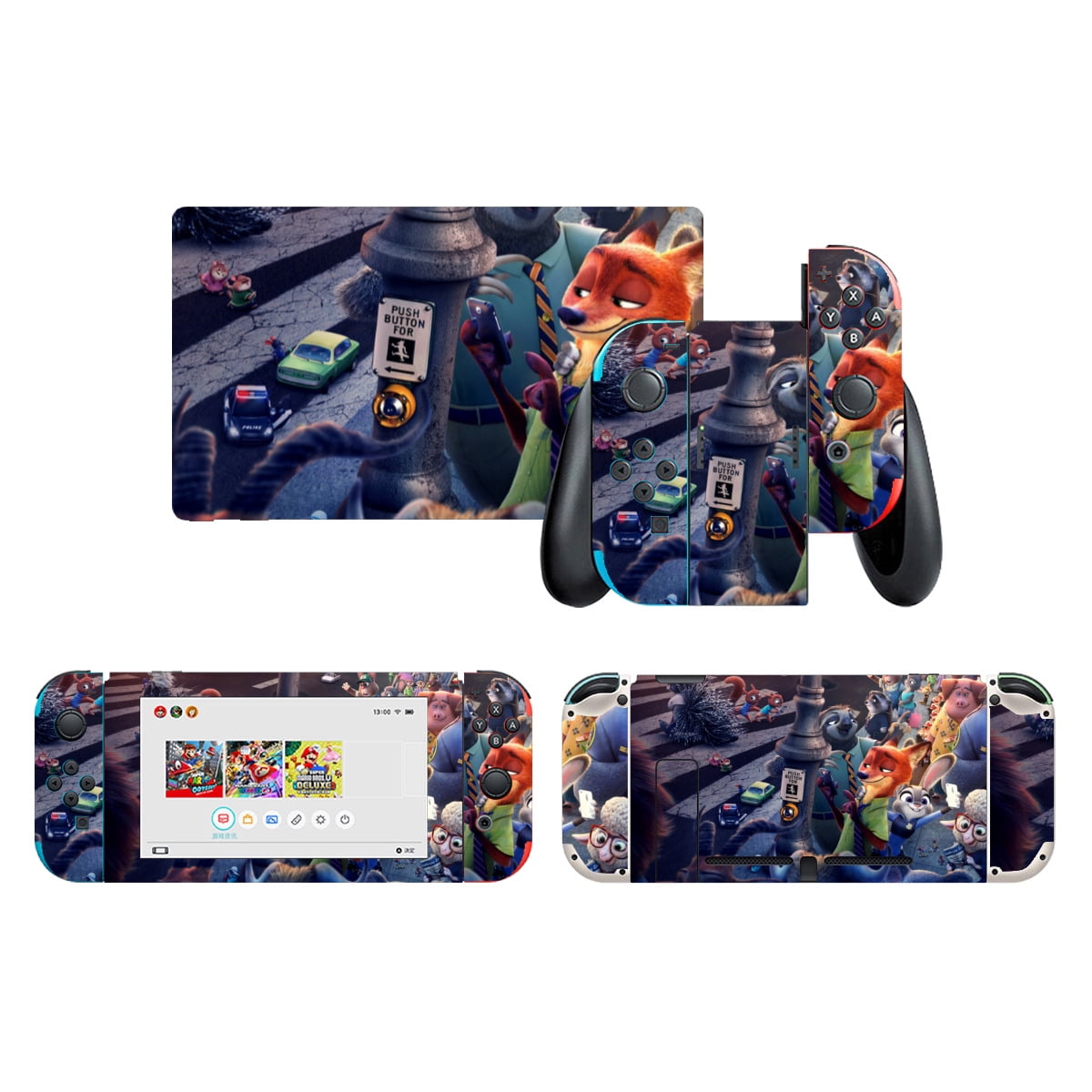 Zootopia Game Switch Skin - Anime Cartoon Game Sticker, No Bubble ...