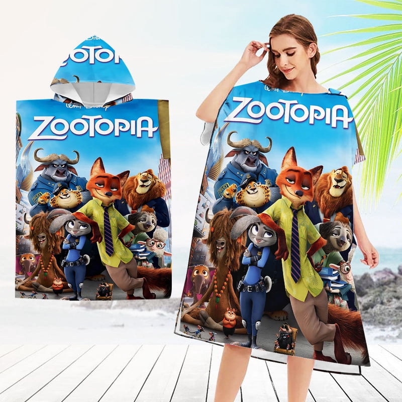 Zootopia Gifts Beach Towel for Women Girl Or Boys Birthday Inspired Fan ...