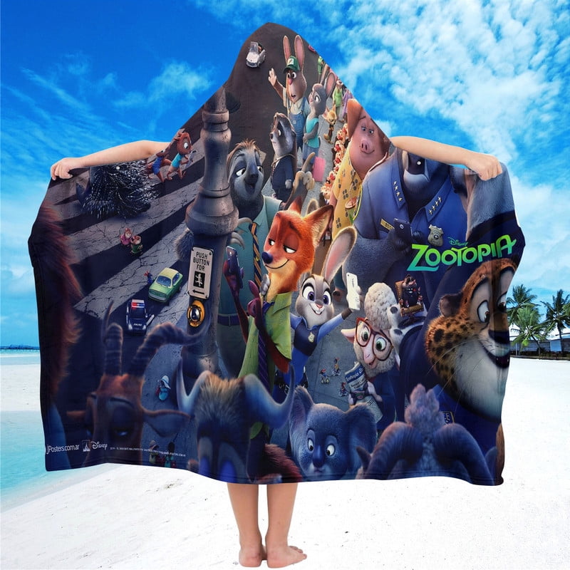 Zootopia Gifts Beach Towel for Women Girl Or Boys Birthday Inspired Fan ...