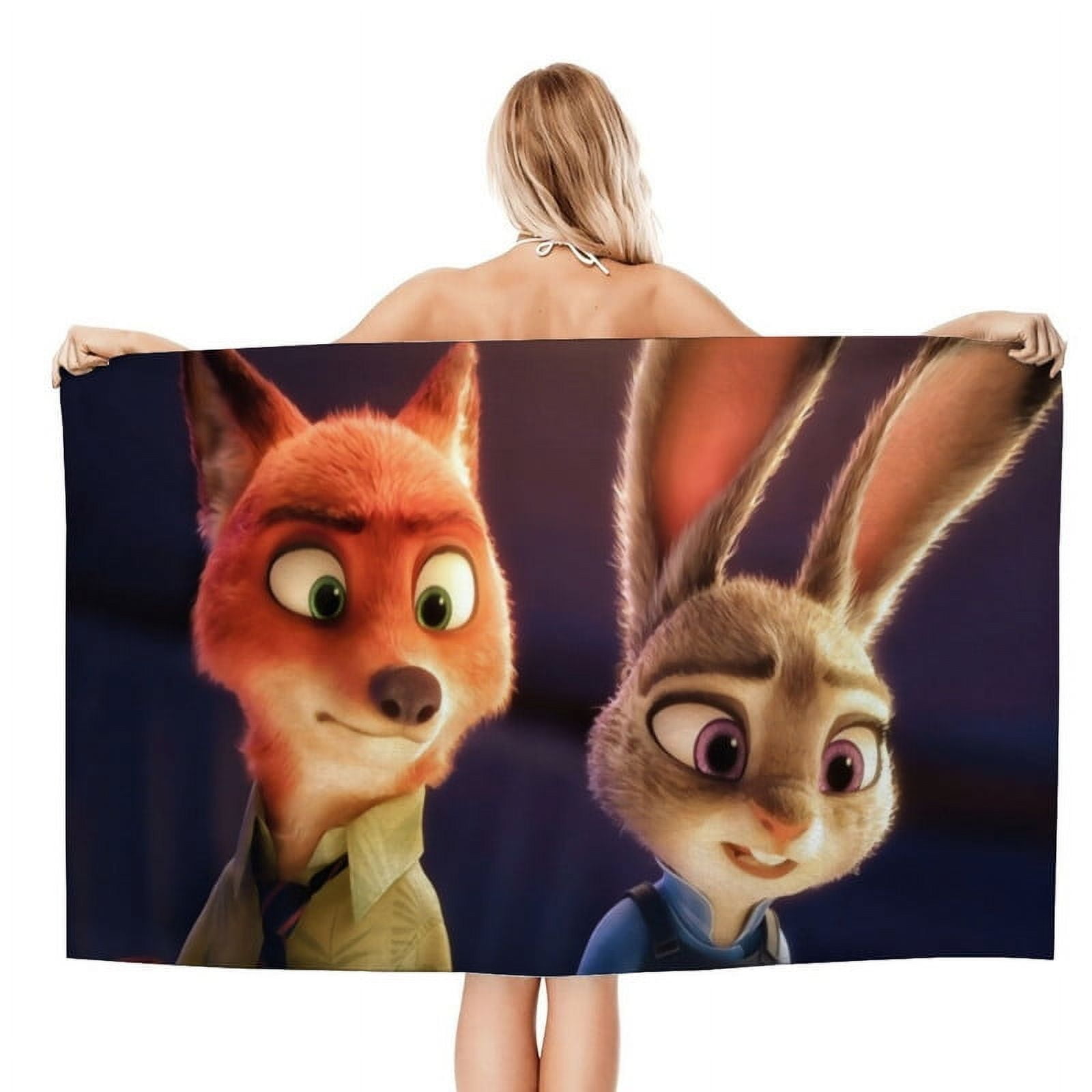 Zootopia Gifts Beach Towel for Women Girl Or Boys Birthday Inspired Fan ...