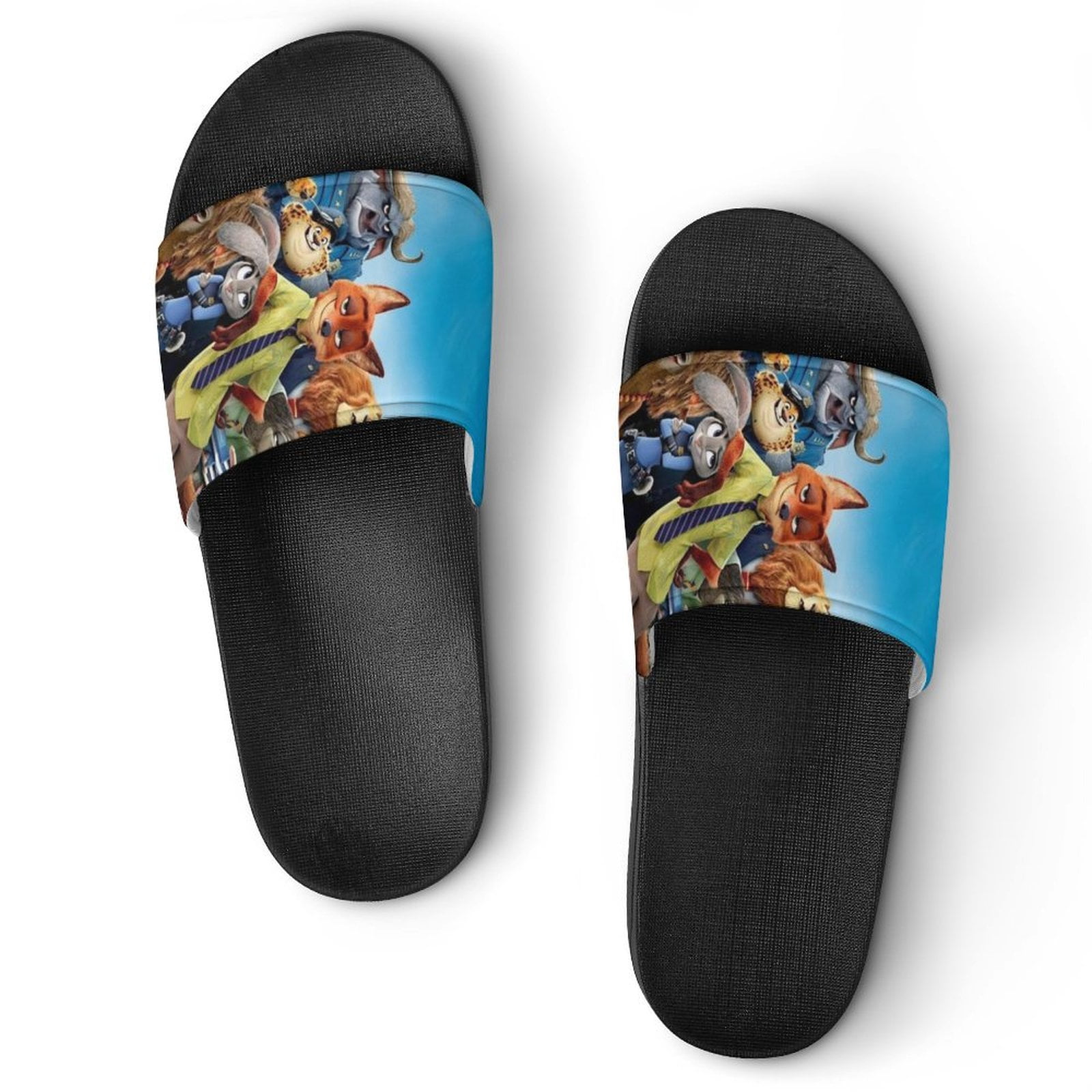 Zootopia House Slides Non Slip Quick Drying Shower Sandals Bathroom ...