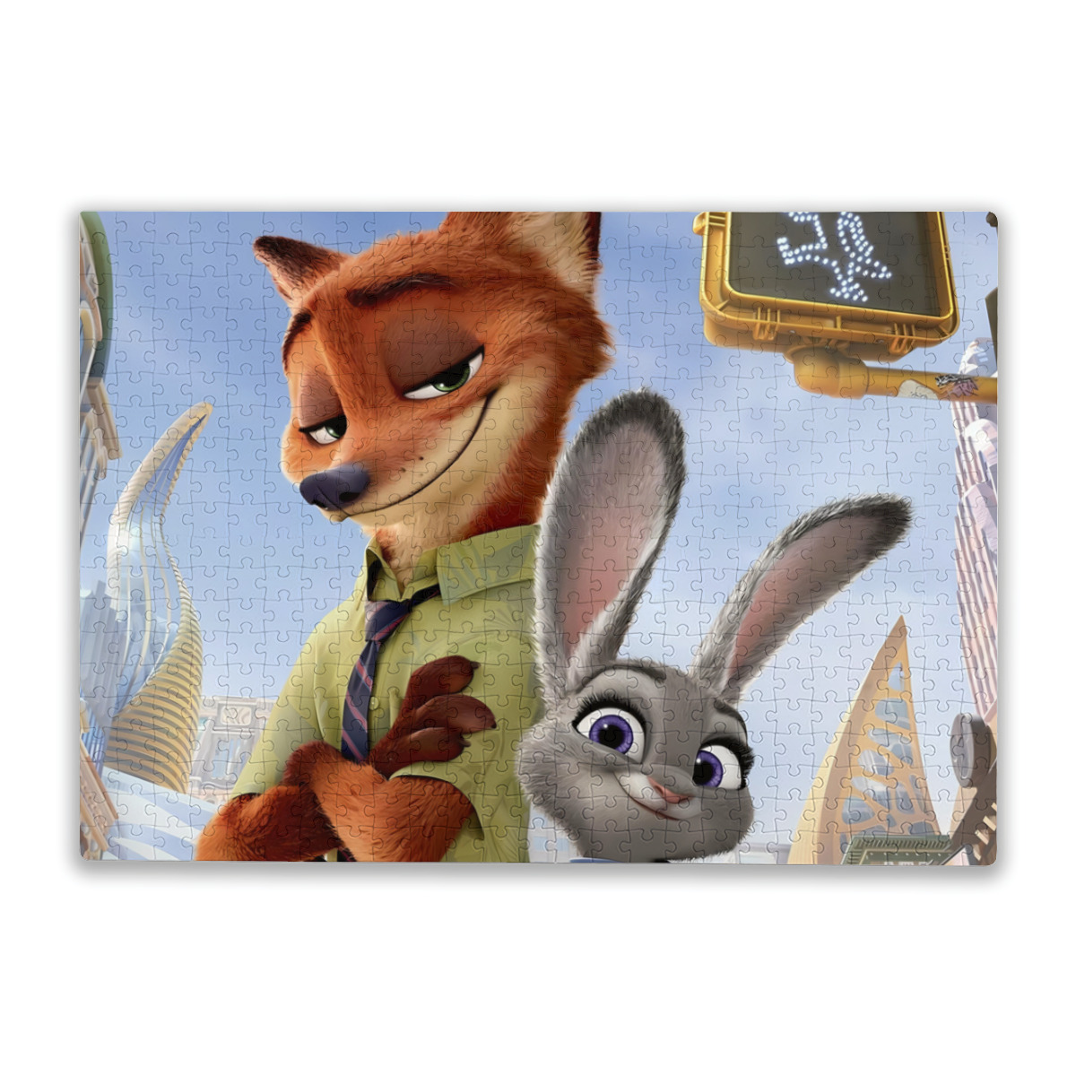 Zootopia Jigsaw Puzzle 500 Pieces, Cartoon Perfect Interlocking Dust ...