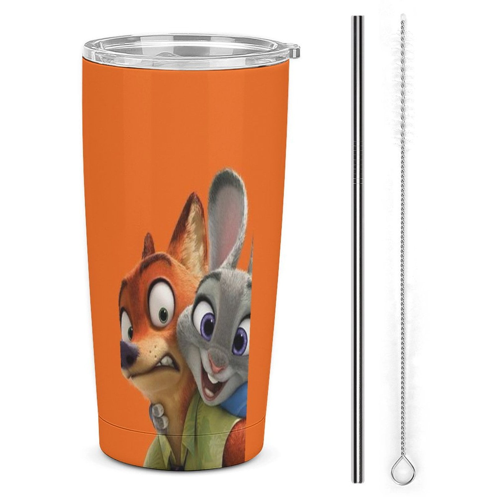 Zootopia Judy And Nick Travel Coffee Mug Travel Tumbler Cup 20 OZ ...