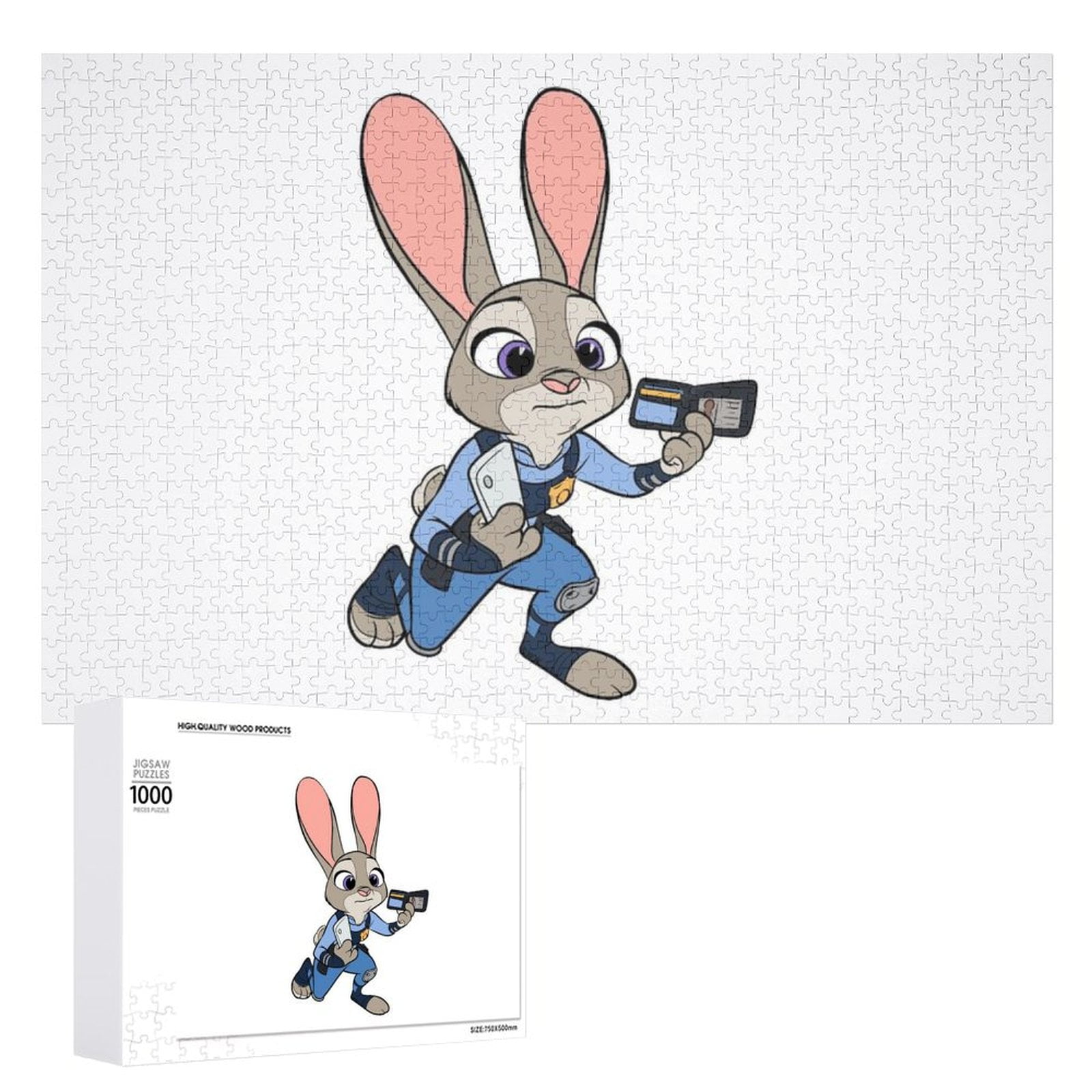 Zootopia Judy Hopps Jigsaw Puzzles 1000 Pieces Cartoons Puzzle Cartoon ...