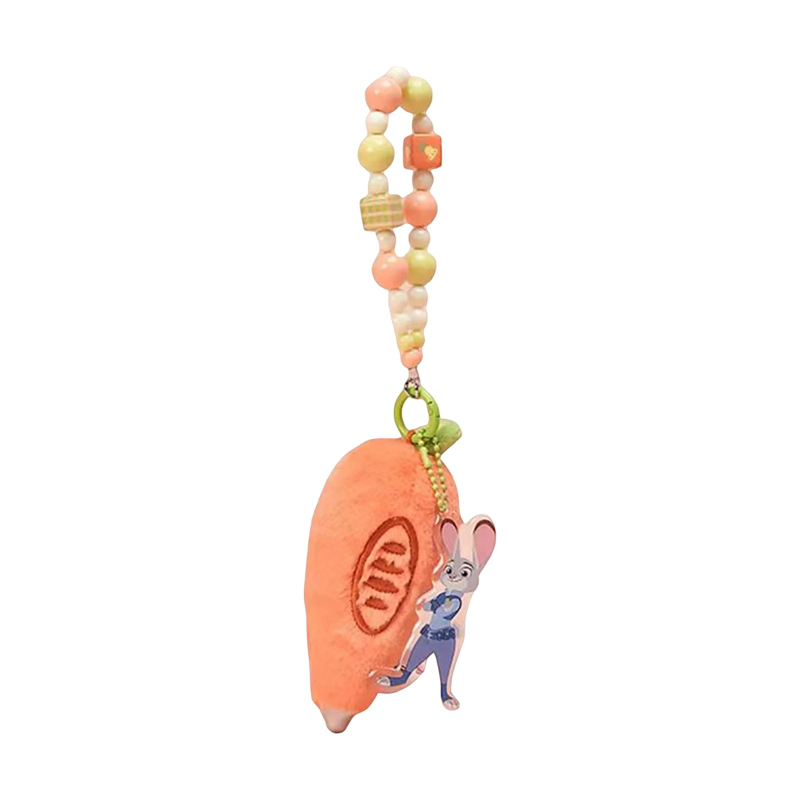 Zootopia Judy Plush Keychain: Adorable Yellow Stuffed Animal Keychain ...