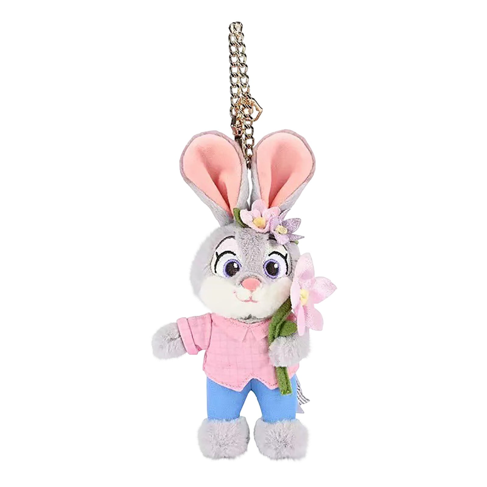 Zootopia Judy Plush Keychain: Adorable Yellow Stuffed Animal Keychain ...