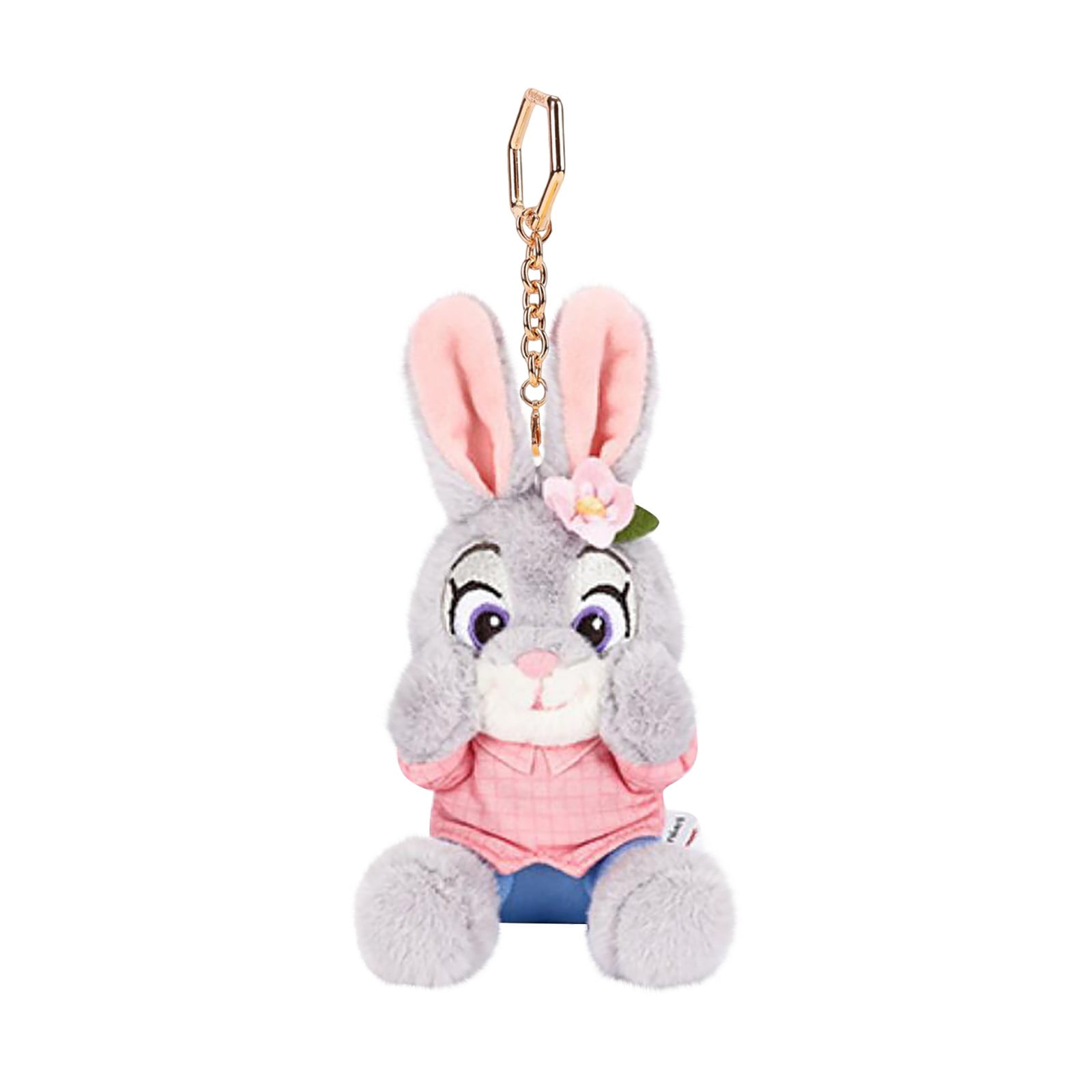 Zootopia Judy Plush Keychain: Adorable Yellow Stuffed Animal Keychain ...