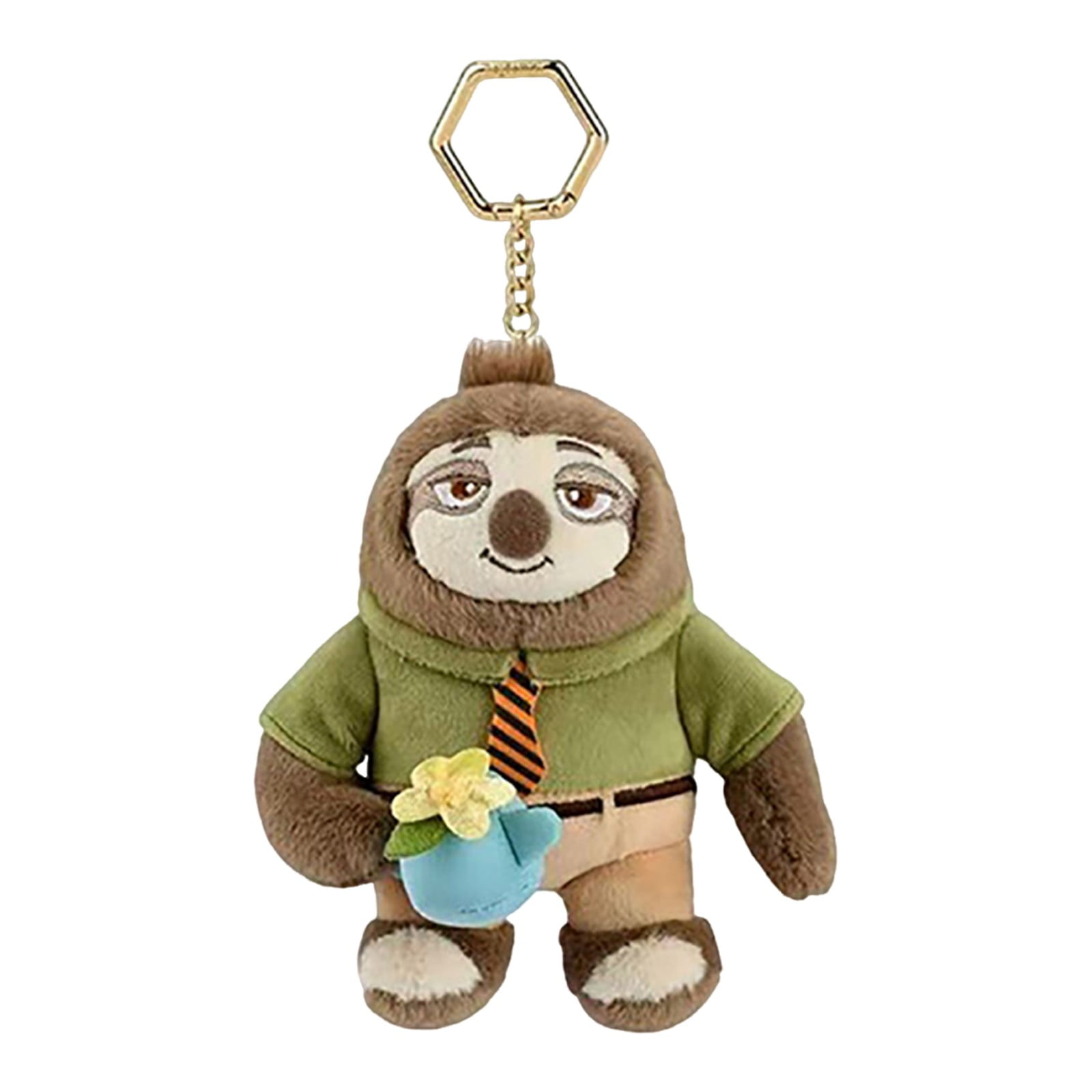 Zootopia Keychains Plush Doll Sloth, Zootopia Stuffed Animal Folivora ...
