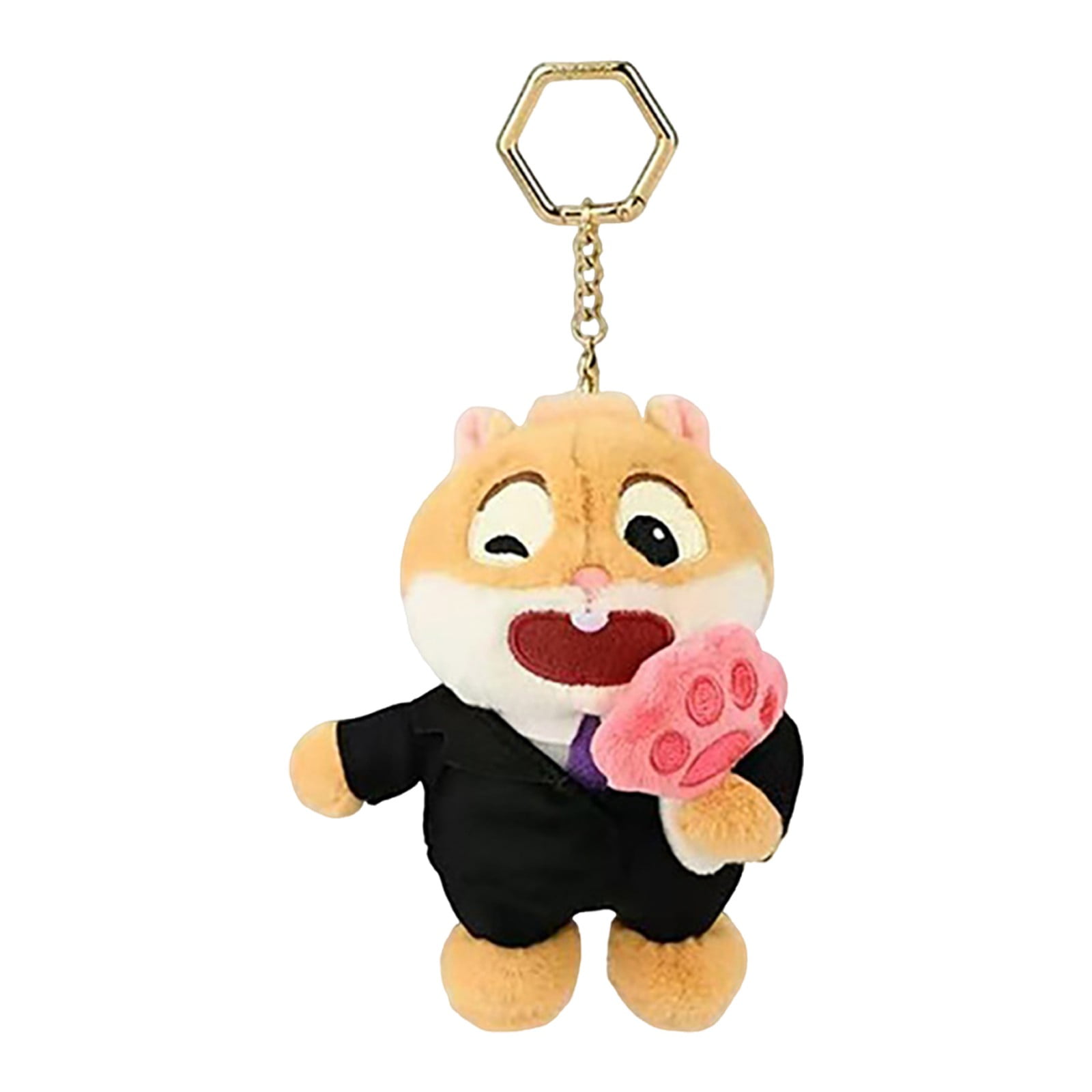 Zootopia Lemming Plush Keychain: Adorable Yellow Stuffed Animal ...