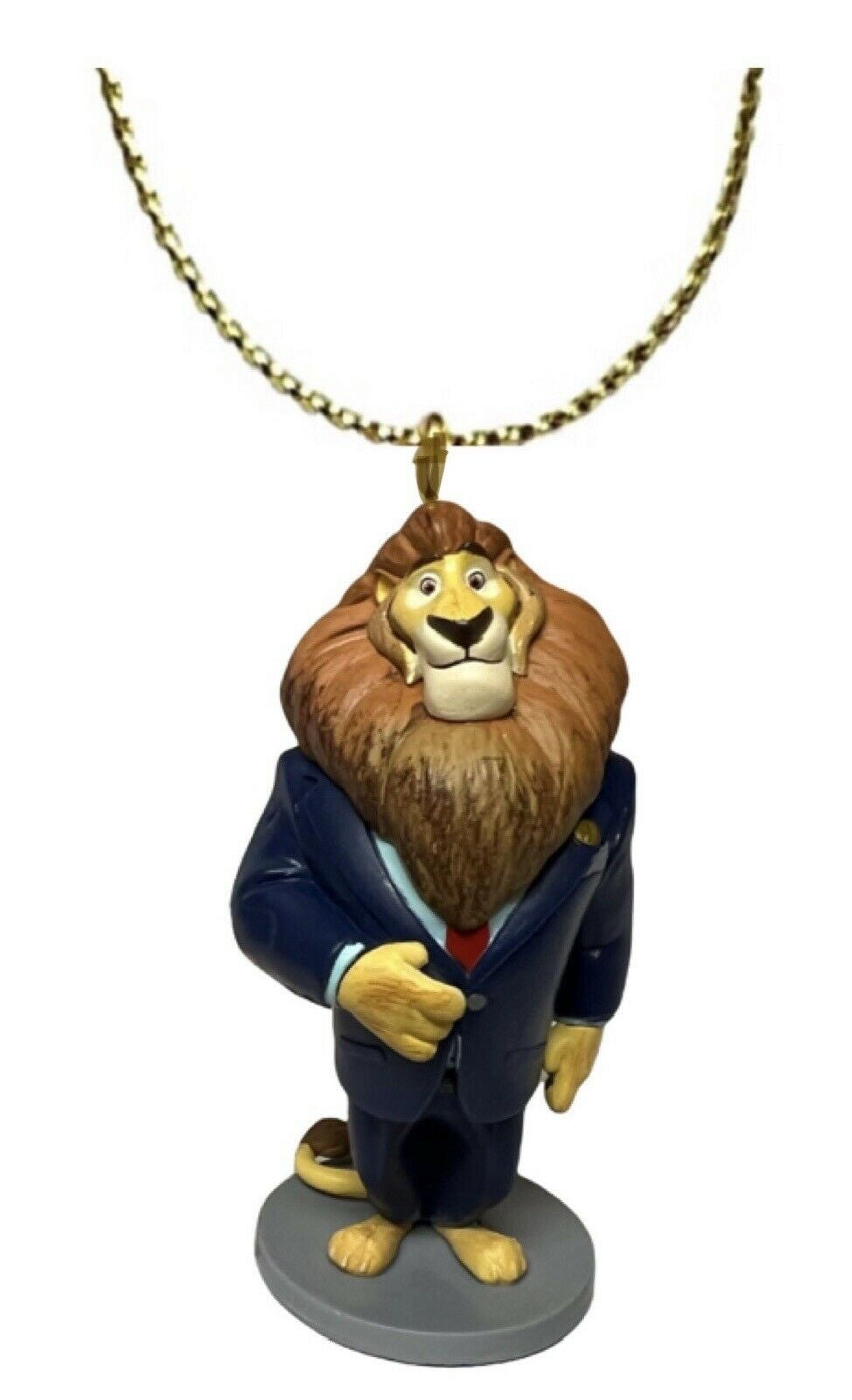 Zootopia Mayor Lionheart Ornament PVC 4” Figure Figurine Disney Lion ...