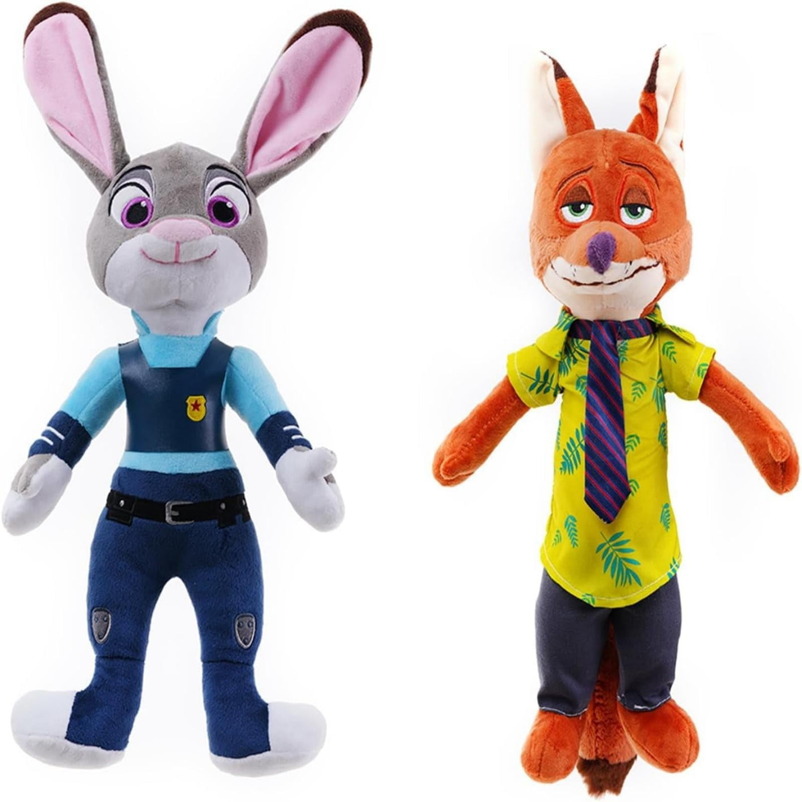 ZooTown Nick Judy Plush Toys - Cute Stuffed Animal with Detailed Plush ...