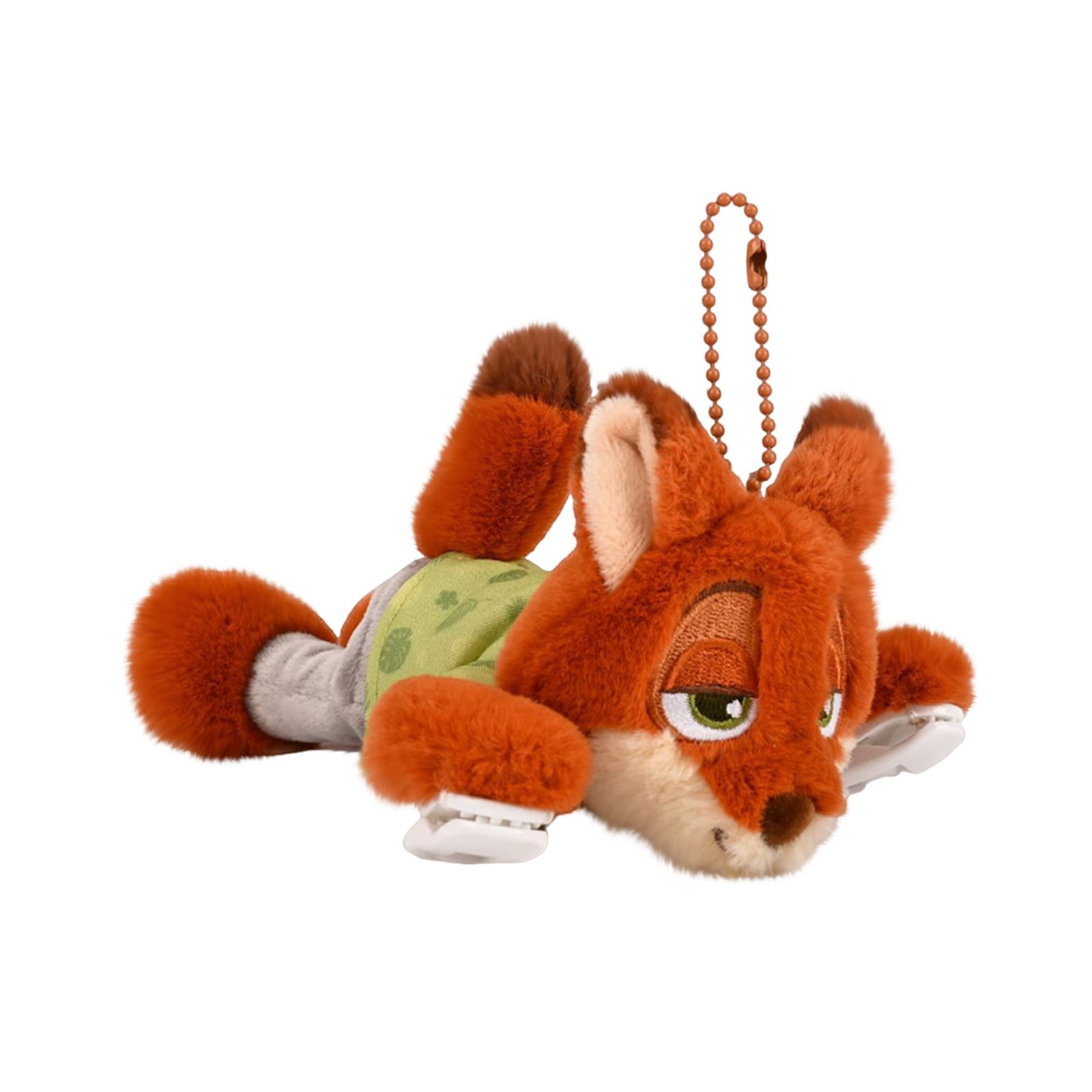 Zootopia Nick Plush Keychain: Adorable Yellow Stuffed Animal Keychain ...
