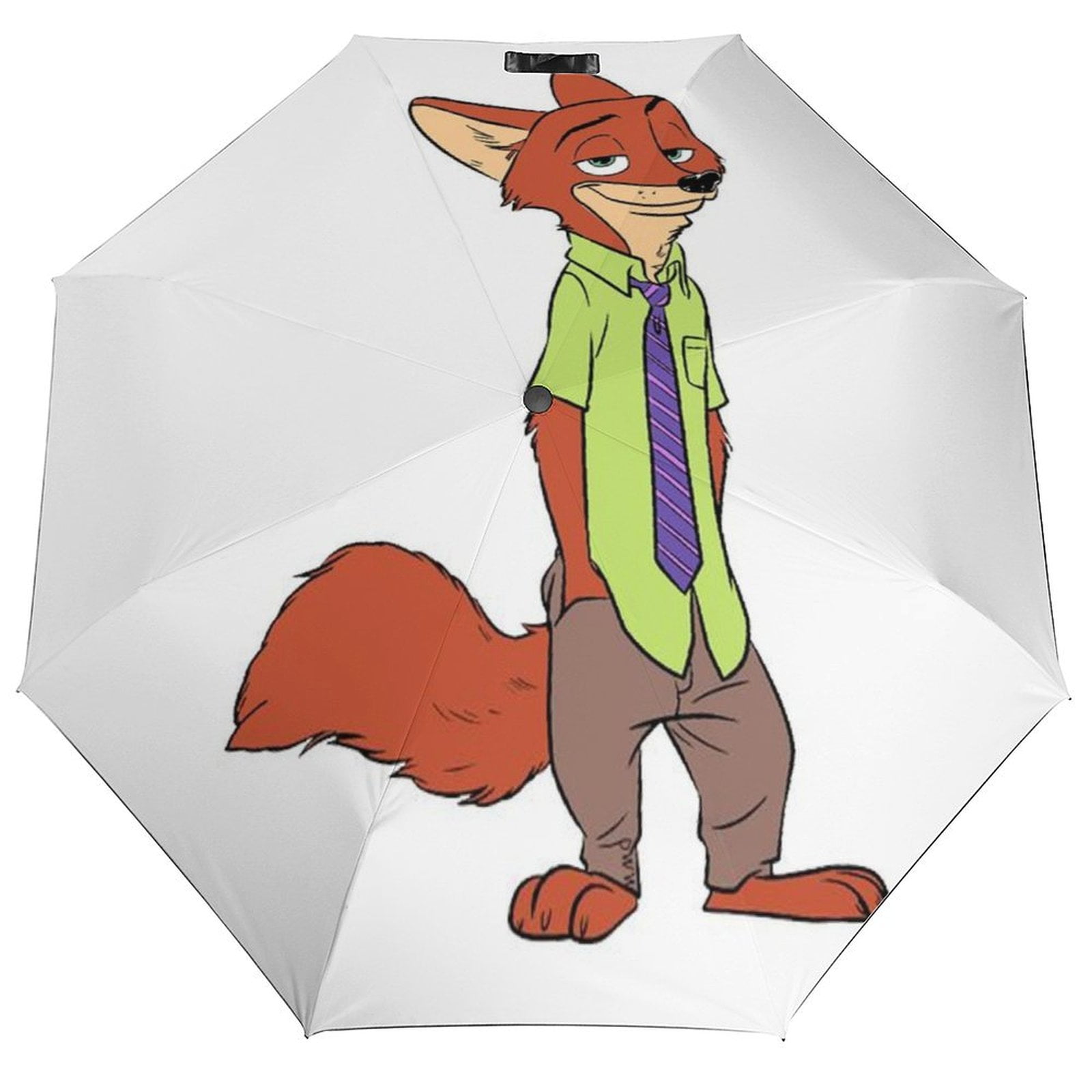 Zootopia Nick Wilde Sun umbrella Automatic Open/Close Sun Rain Travel ...