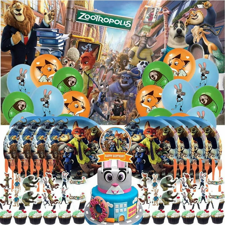 Zootopia Party Decorations Print Outs