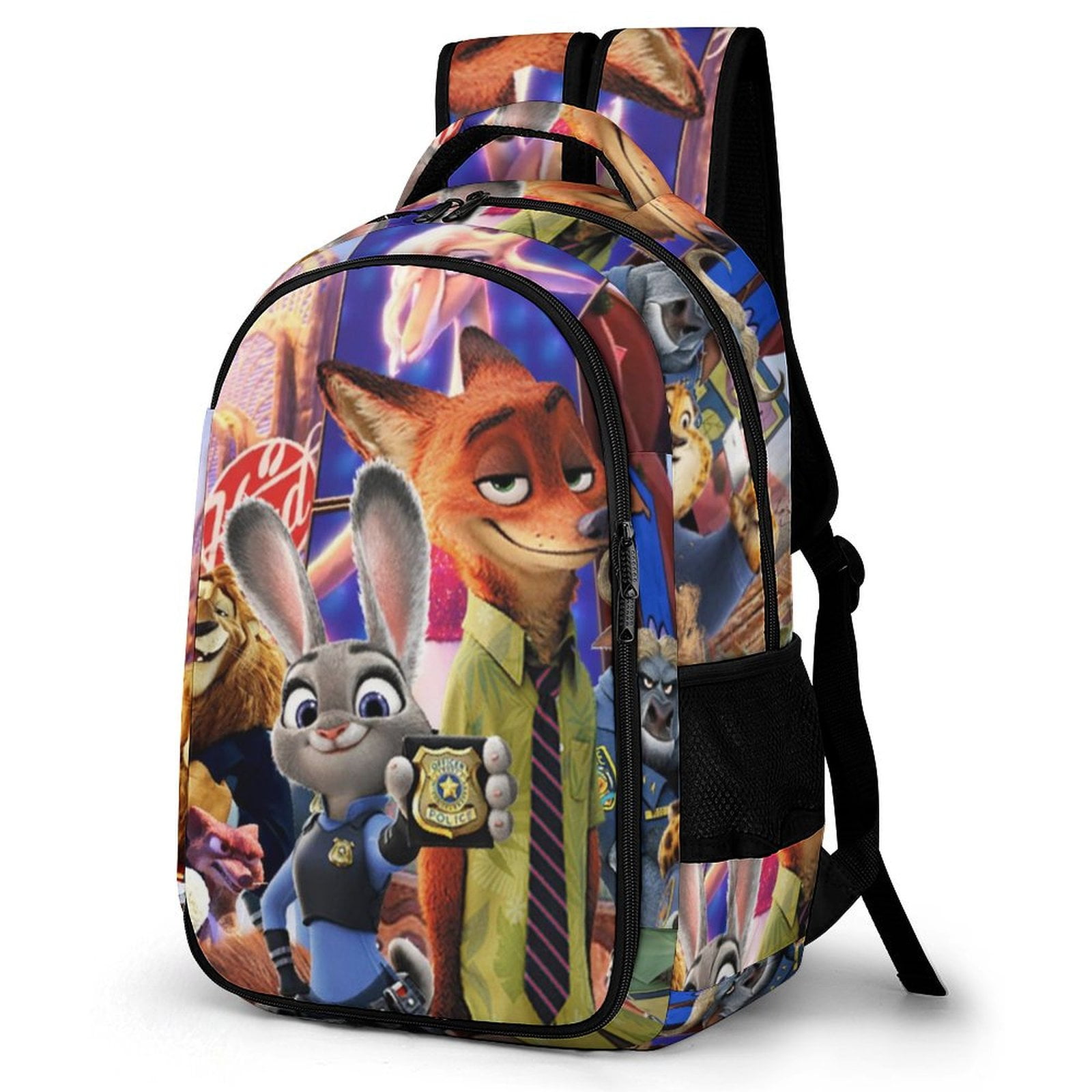 Zootopia School Bag Laptop Backpack Bookbag Satchel Multipurpose Large ...