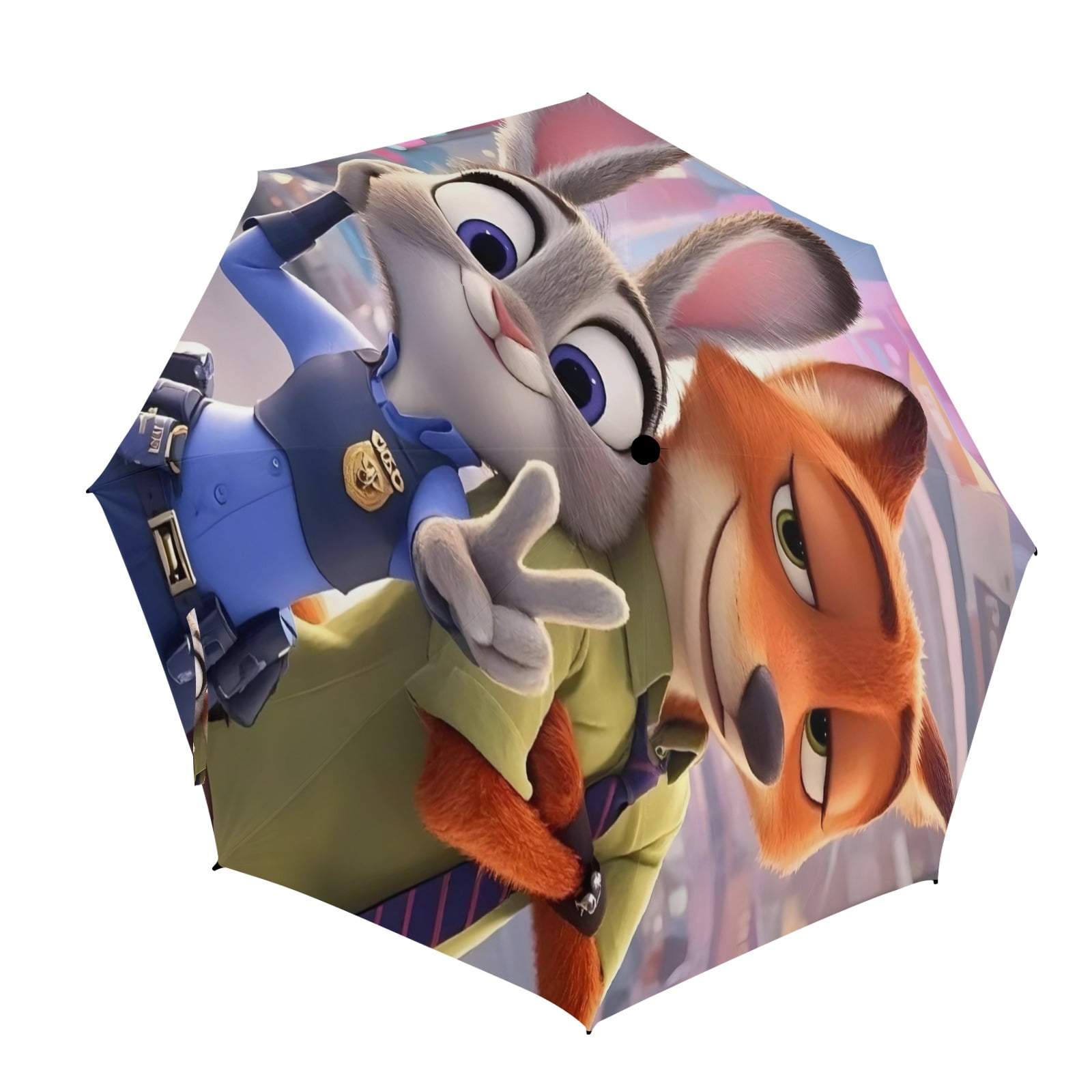 Zootopia+ Semi-Automatic Foldable Umbrella. - Walmart.com