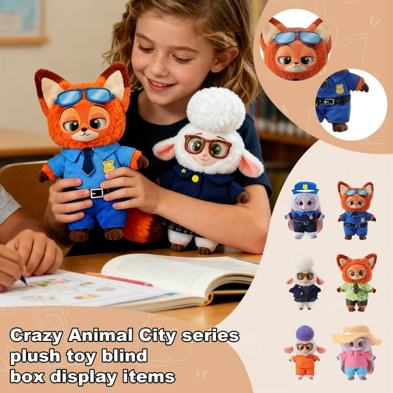 Zootopia Series Plush Toy - 6 Inch Soft Vinyl Stuffed Animal,Judy Hopps ...