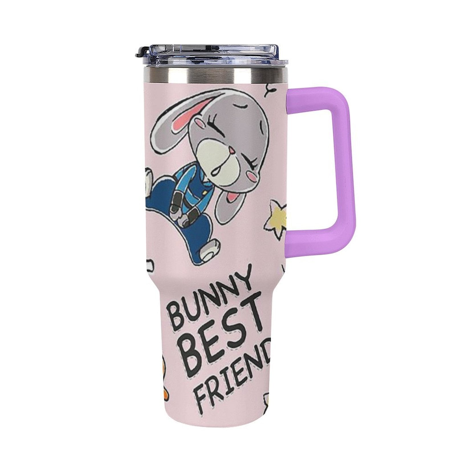 Zootopia Stainless Steel Straw Large Capacity Car Cup Commuter Spill ...
