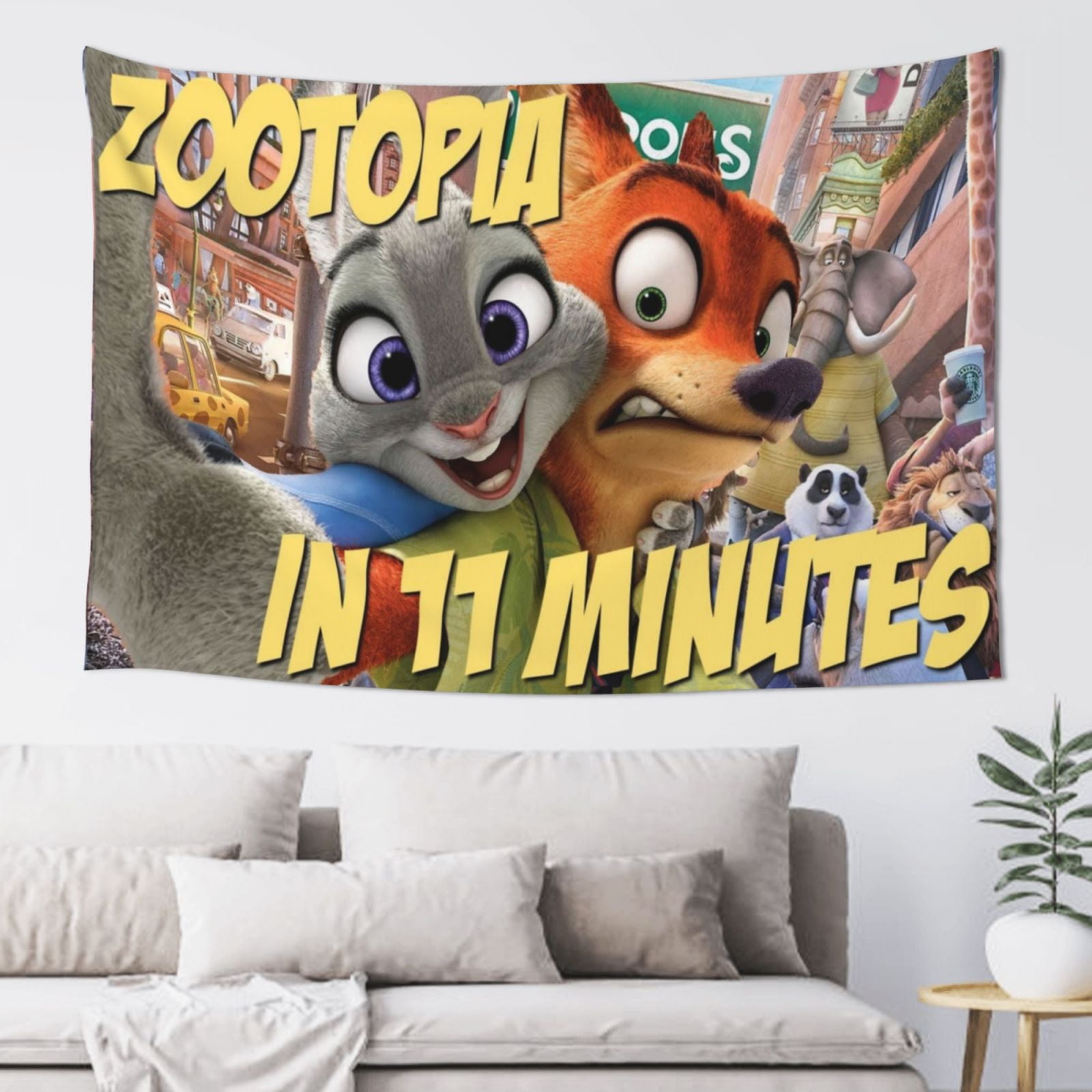 Zootopia2 Room Canvas Ornament Art Painting Decor T Gifts Home Modern ...