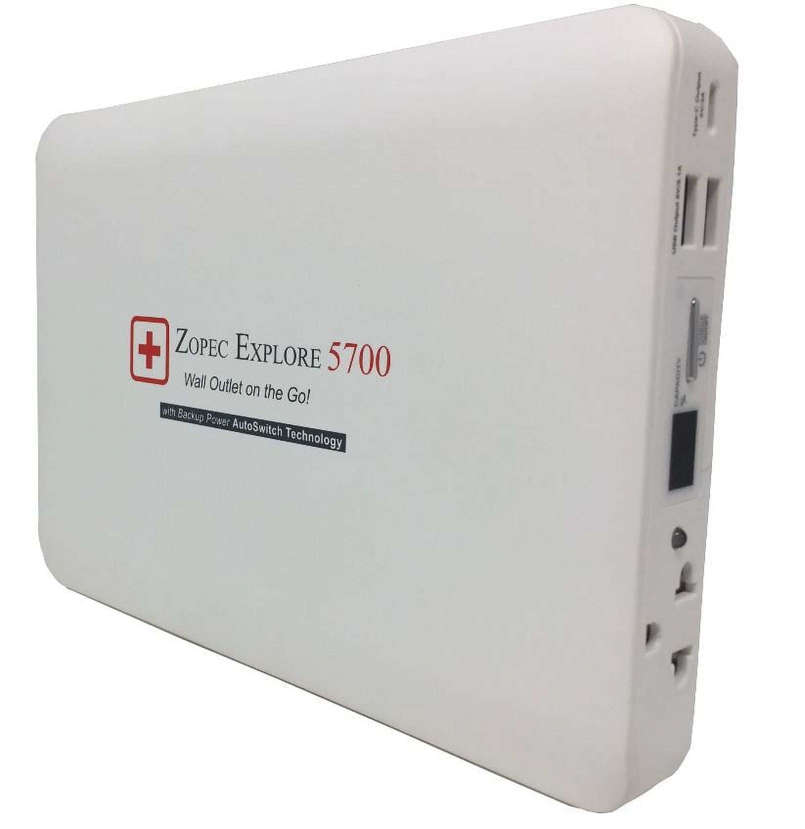 Zopec EXPLORE 5700 Portable CPAP Battery with Power Charger, Super ...