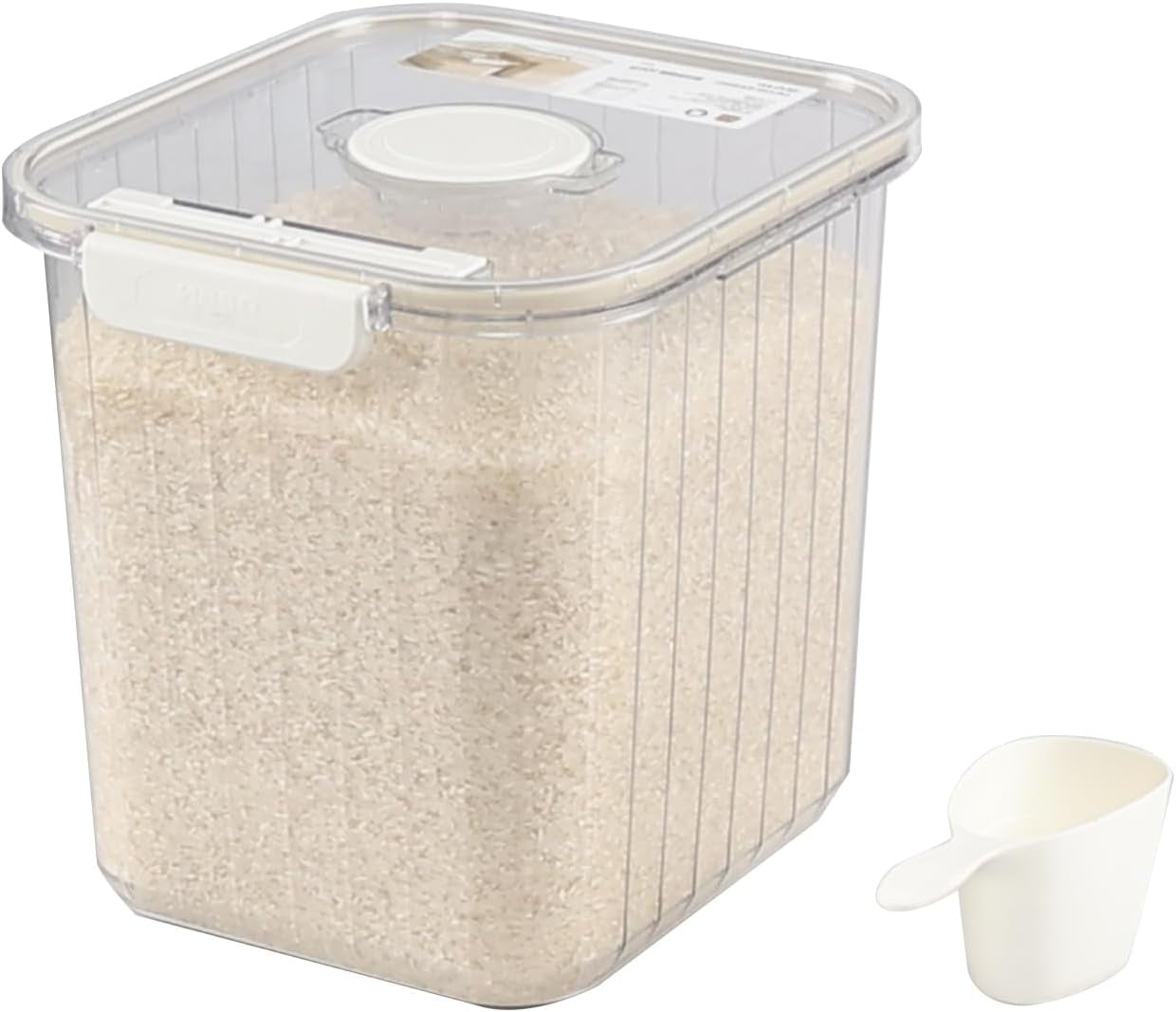 Zopnny Airtight Tall Food Storage Container, Cereal Keeper Container ...