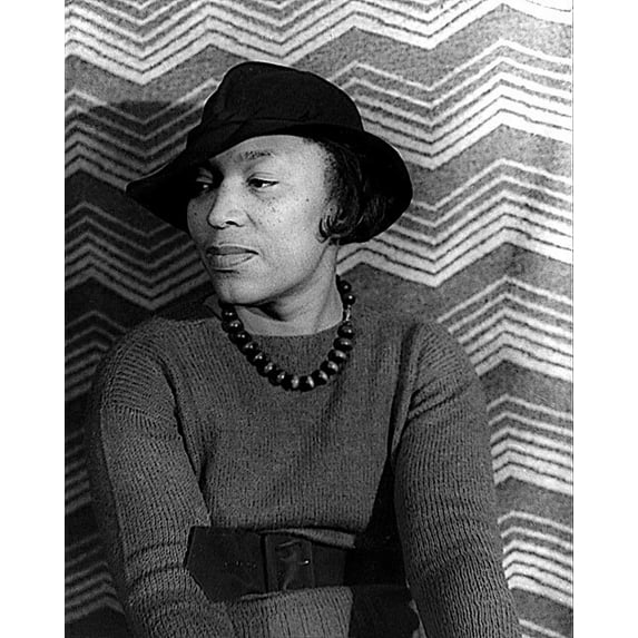 Zora Neale Hurston Portrait Style - A - 24x36 Inch Laminated Aviation ...