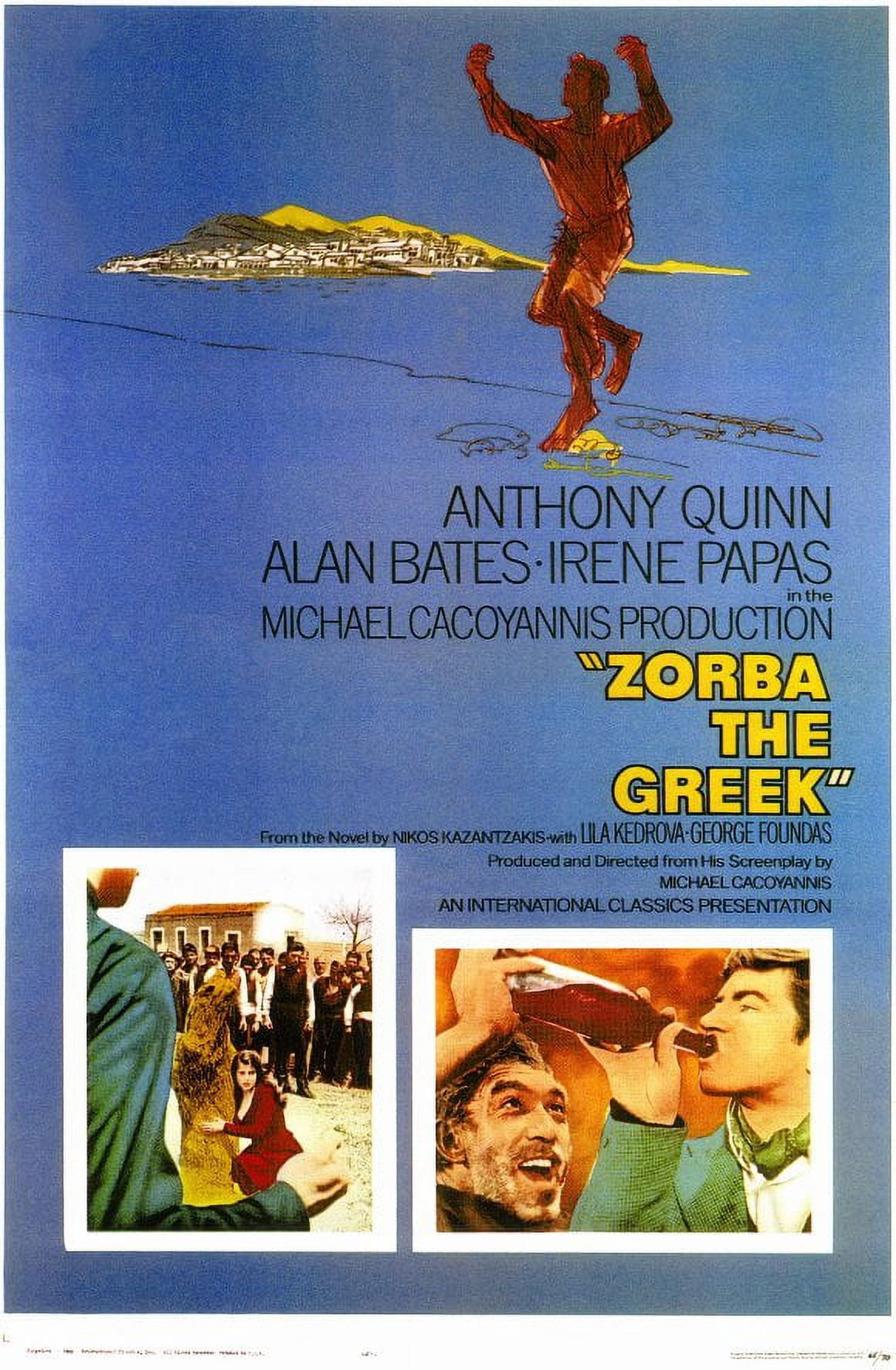 Zorba the Greek (1965) 11x17 Movie Poster - Walmart.com