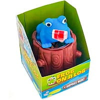 Zorbitz - Frog on a Log Fidget Toy, Includes 4 Squishy Bugs, - Colors ...