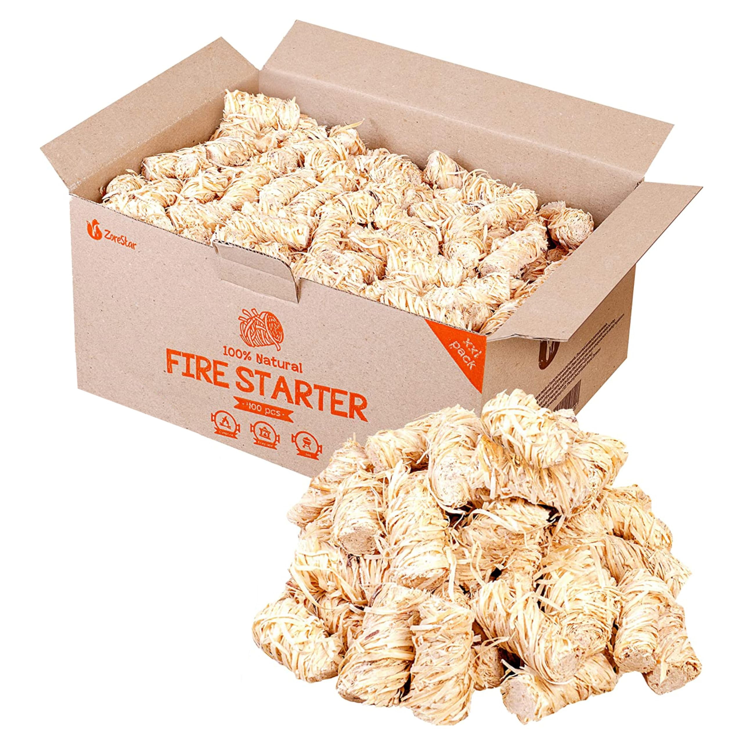 Zorestar Eco-Friendly BBQ Fire Starter 400pc - All-Weather Wood ...