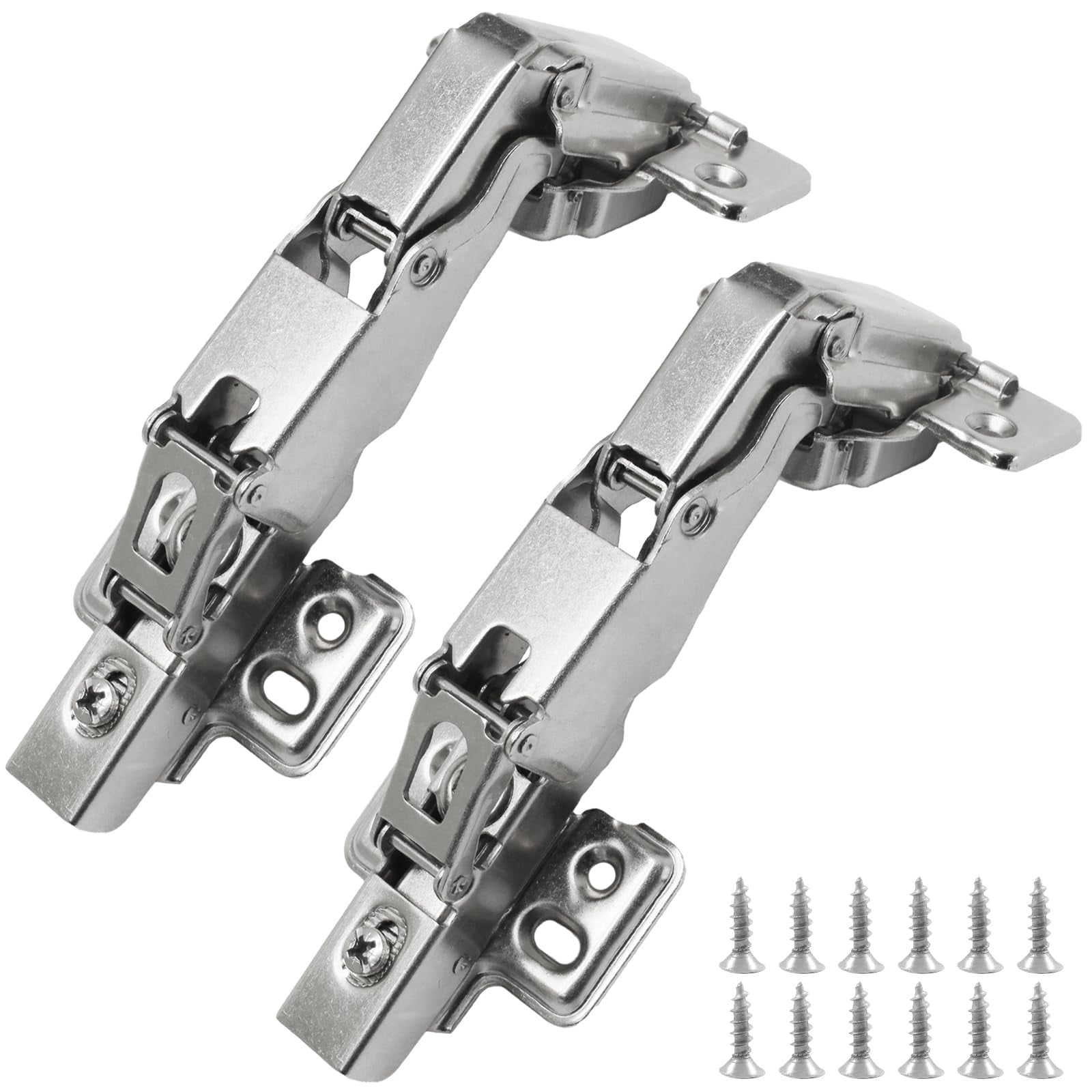 Zorfeter 2 Pack 1 Pairs 165 Degree Lazy Susan Hinges, Clip-on Soft ...