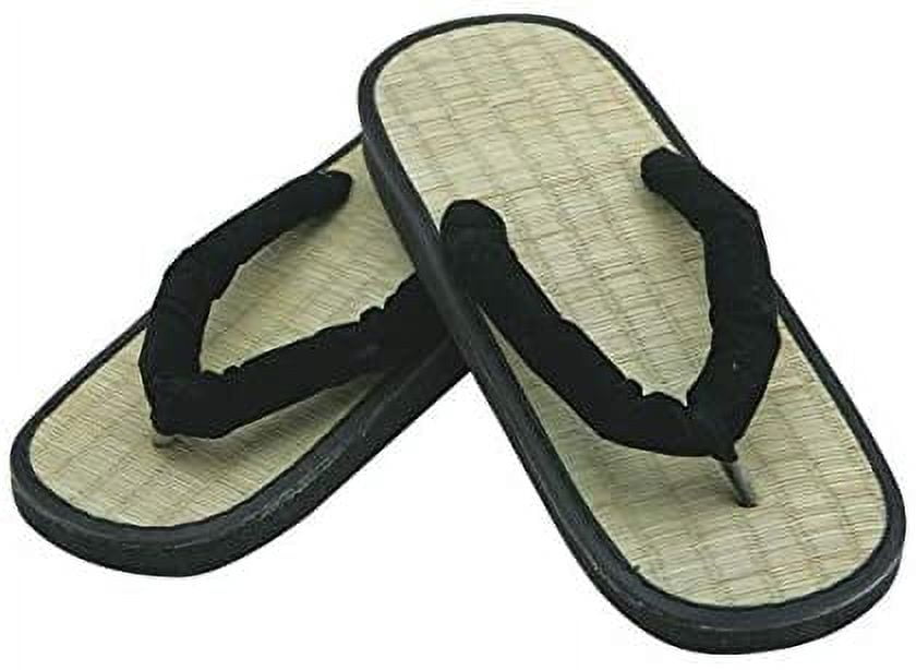 GTE Zone Zori Traditional Japanese Tatami Straw Sandal, Mens Size 8 ...