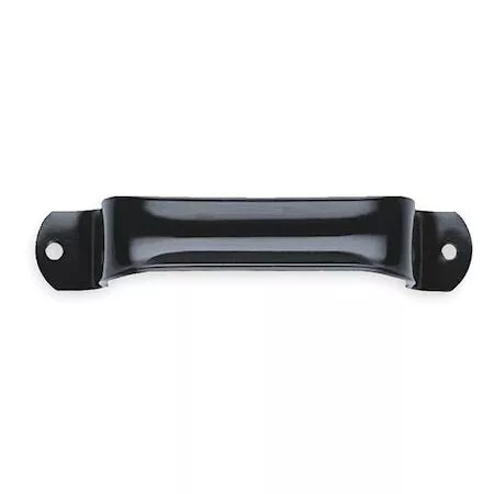 Zoro Select 1Wae5 Heavy Duty Door Pull, Steel, 6-1/2 In L, Zinc, Unthr ...