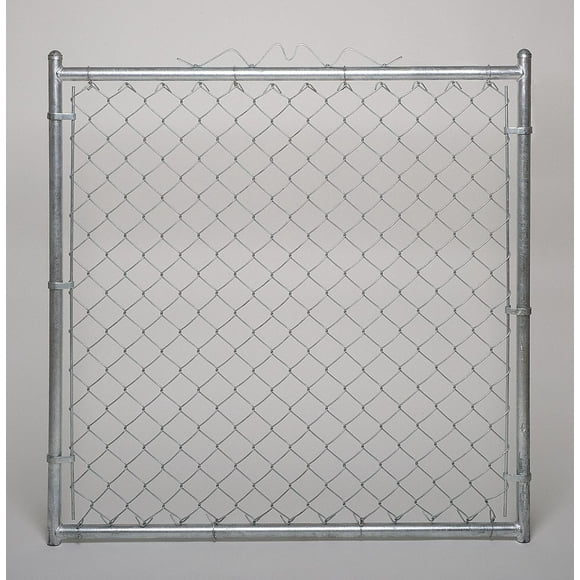 Black Chain Link Fence Gate