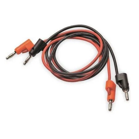 Zoro Select 4Wrf6 Patch Cord, Stacking Banana Plug On Both Ends, 40 ...