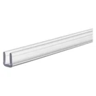 Zoro Select Bulk-Uc-Pc-8 Polycarbonate U Channel Stock, 24 In L, Clear ...