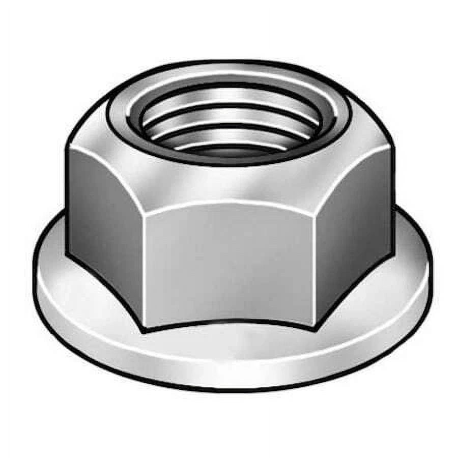 Zoro Select Hfnfi2-100-100P Top Lock Distorted Thread Lock Nut, No. 10 ...