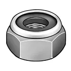 Zoro Select Mpb3257 Nylon Insert Lock Nut, 3/8"-16, Steel, Grade 2 ...