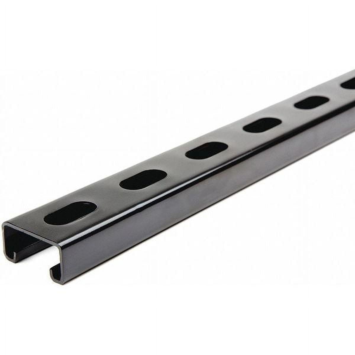 Zoro Select Standard 1 5/8" x 13/16" 1 ft, 1/16" Steel Painted Slotted ...