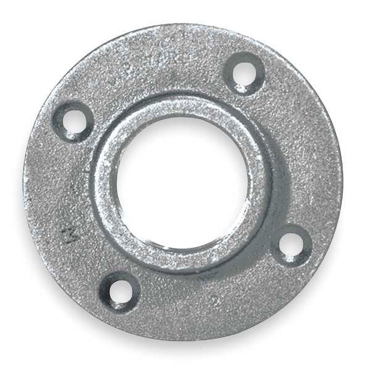 ZoroSelect 1" FNPT Galvanized Floor Flange - Walmart.com