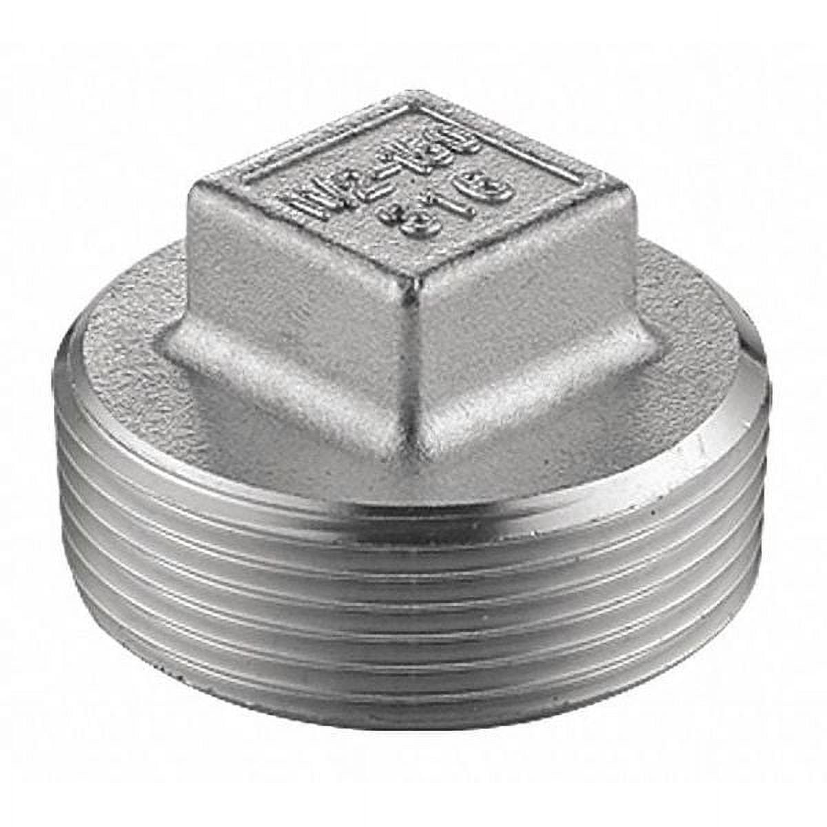 Manufacturer Varies 1" MNPT 304 SS Square Head Plug 40SQ112N010 ...