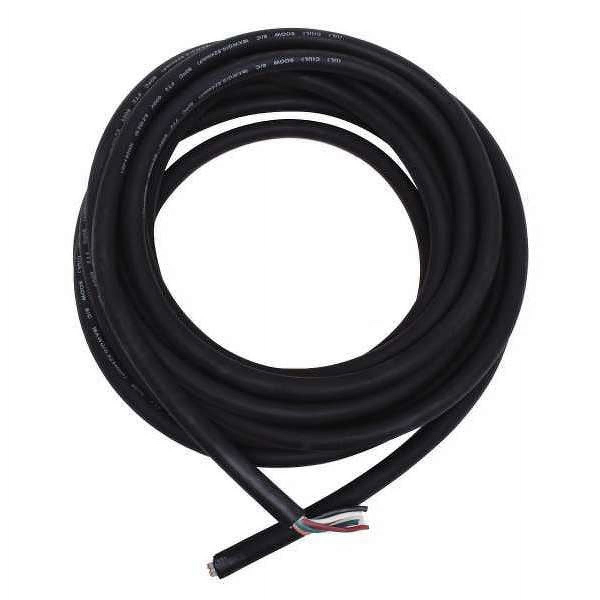 ZoroSelect 18 AWG 6 Conductor Portable Cord 600V 25 ft. BK - Walmart.com
