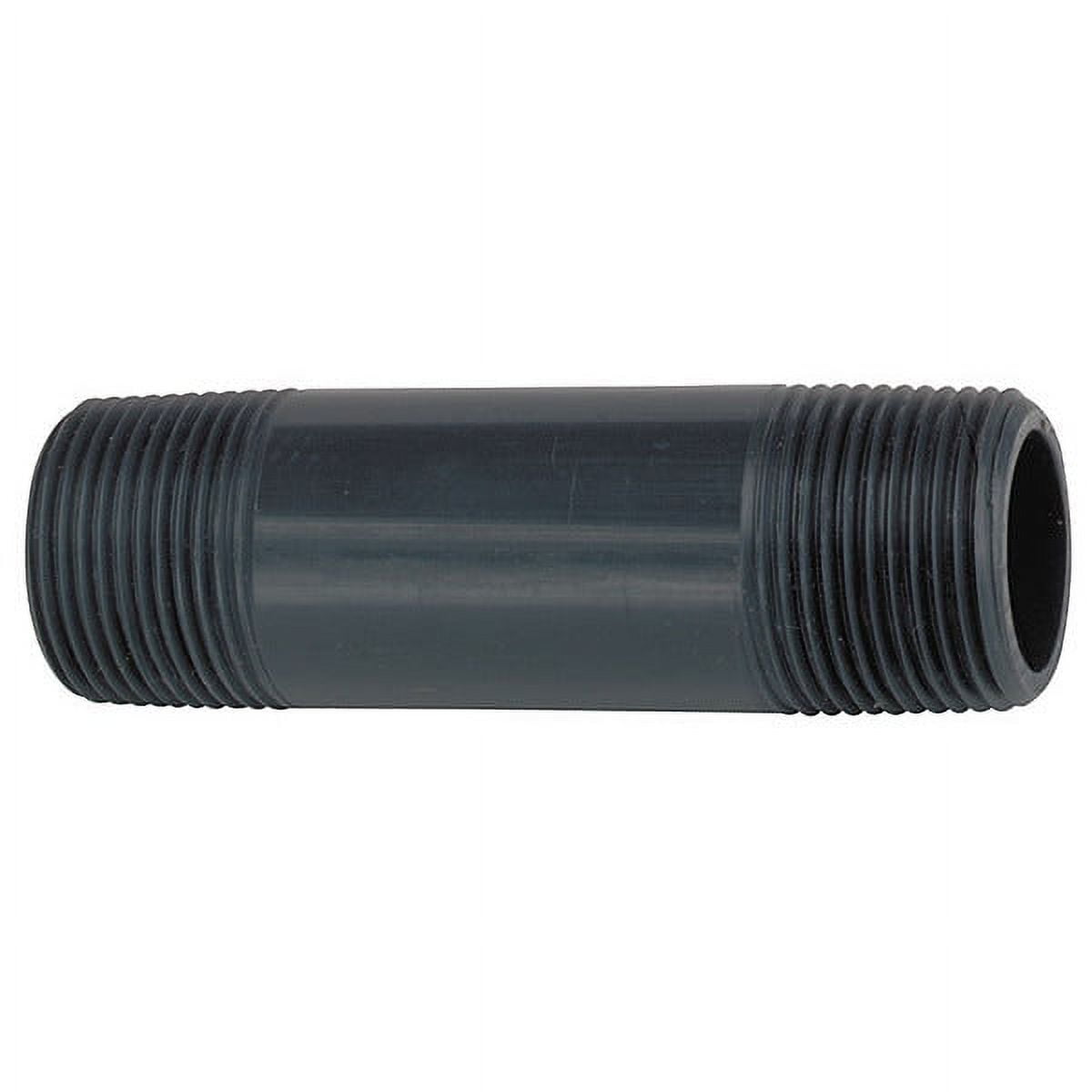 ZoroSelect 2" MNPT x 4" TBE PVC Pipe Nipple Sch 80 - Walmart.com