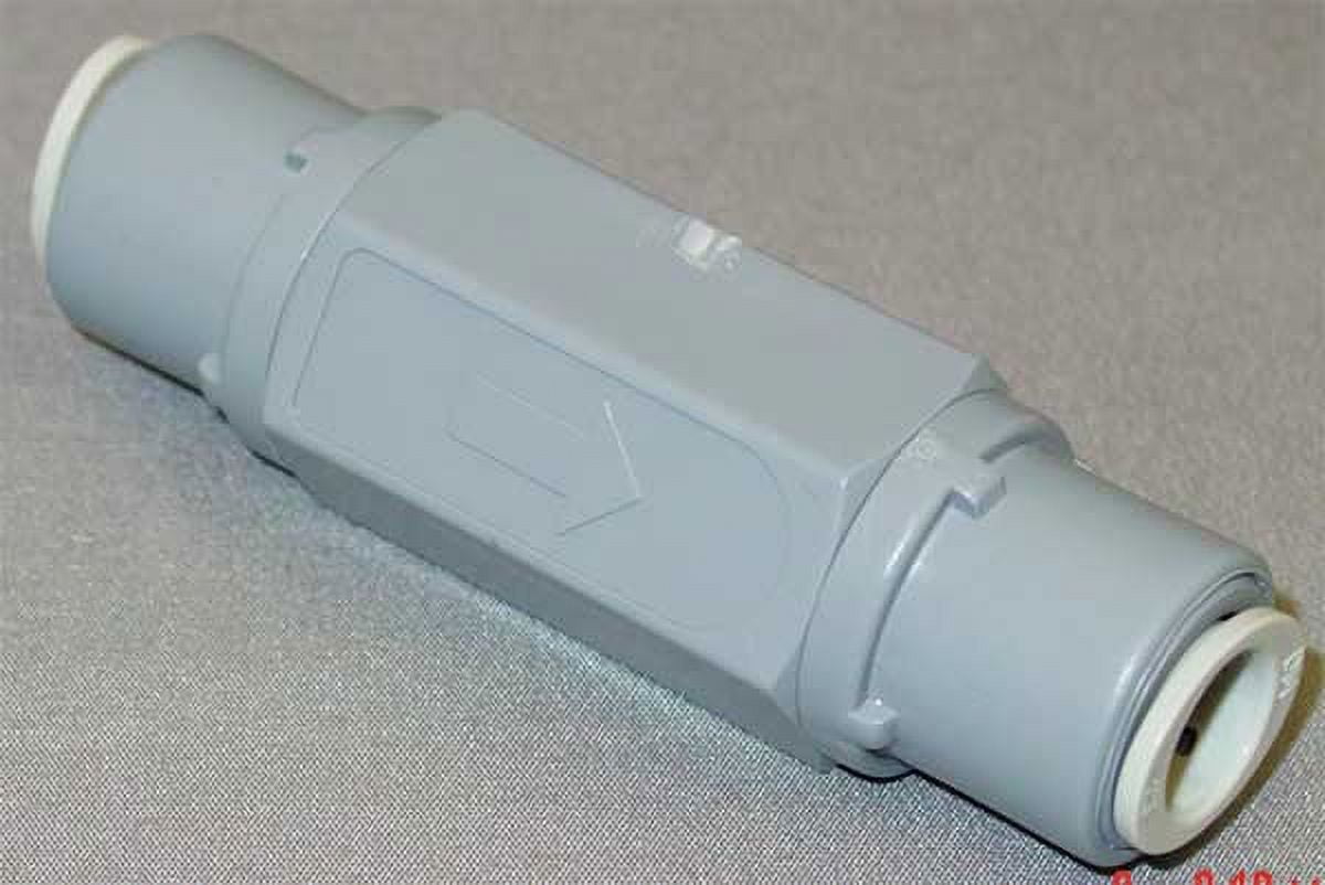ZoroSelect 3/8" Push Gray PVC Ball Cone Spring Check Valve - Walmart.com
